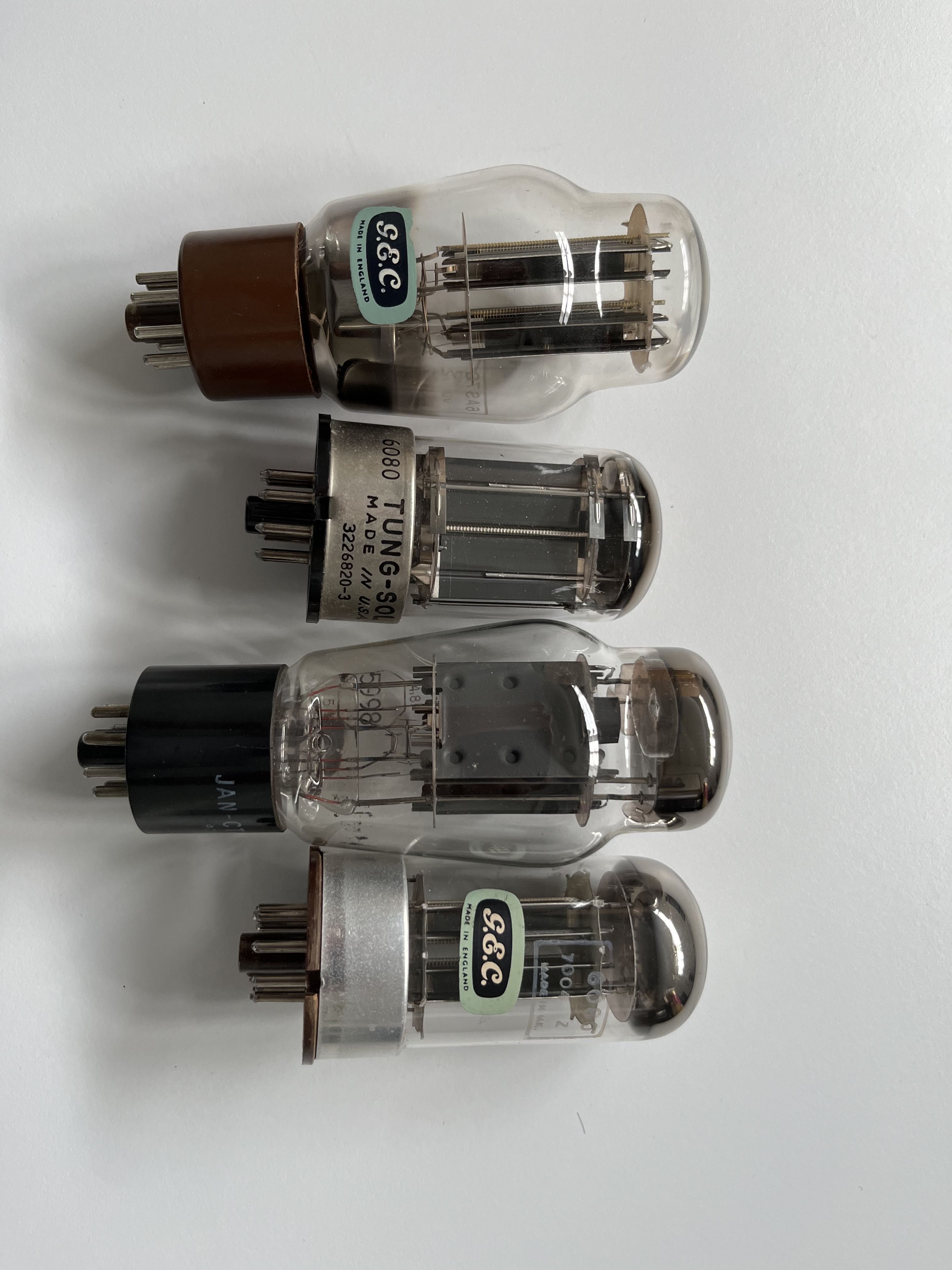 Rare NOS - GEC 6AS7G, 6080 and Tungsol 6080, 5998 - Hi-Fi and Cinema ...