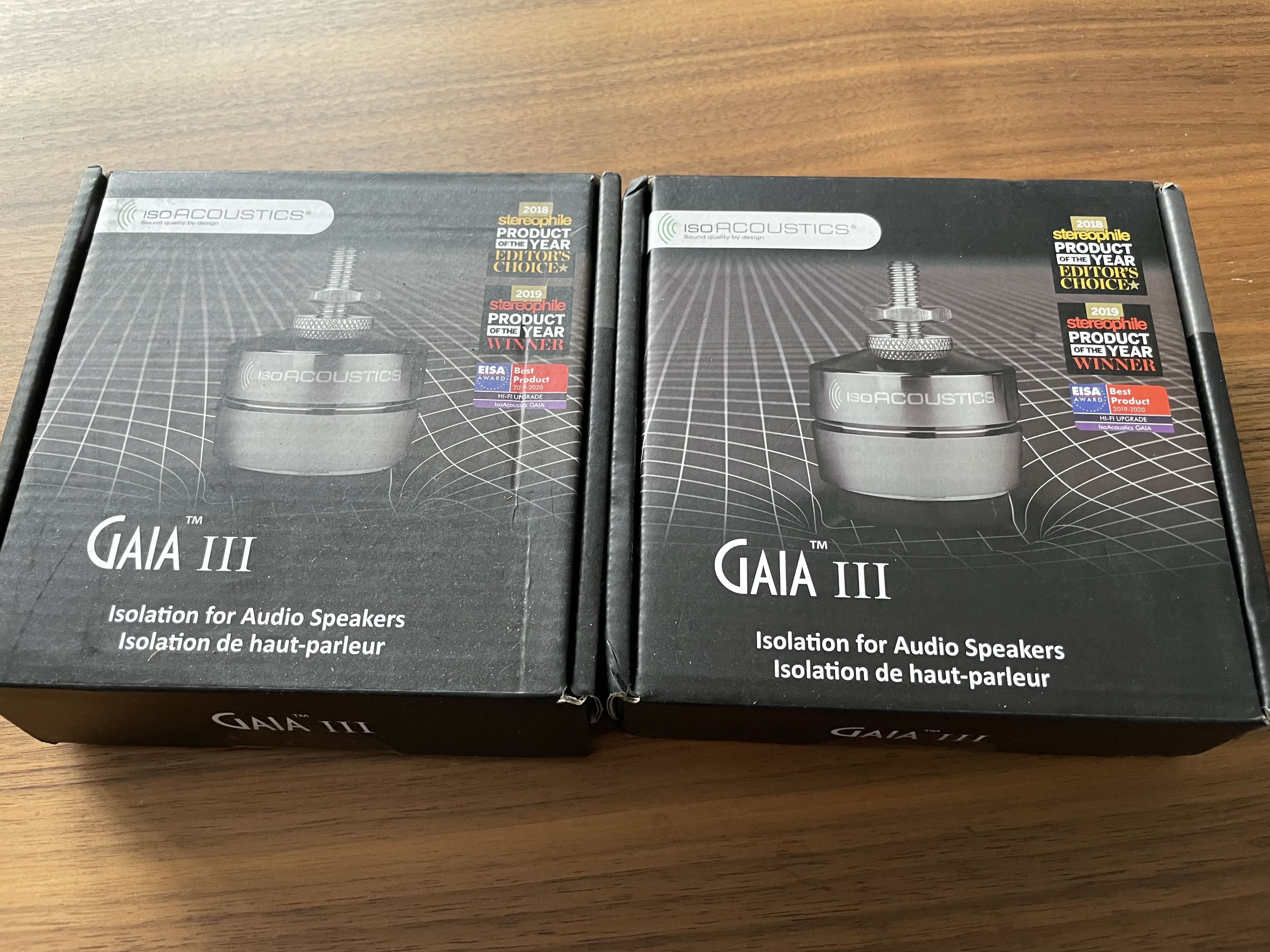 IsoAcoustics GAIA III Isolating Feet 32kg - Hi-Fi and Cinema Cables ...
