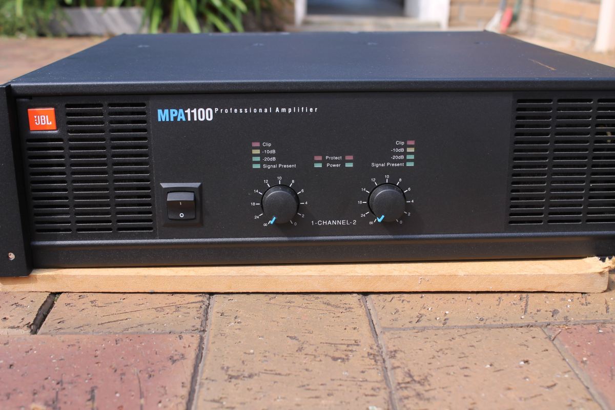 JBL MPA1100 Professional Amplifier - Stereo, Home Cinema, Headphones ...