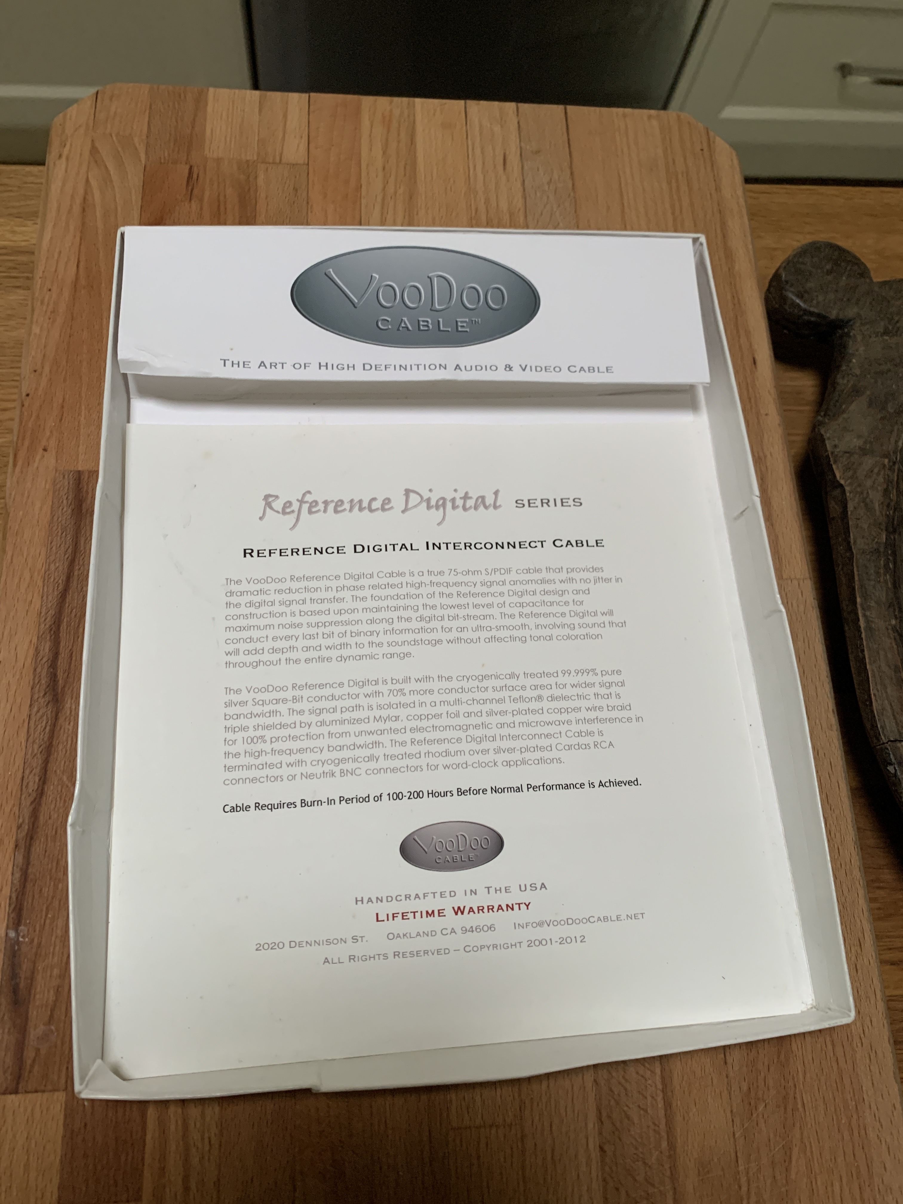 voodoo reference digital cable |﻿ Hi-Fi and Cinema Cables & Accessories