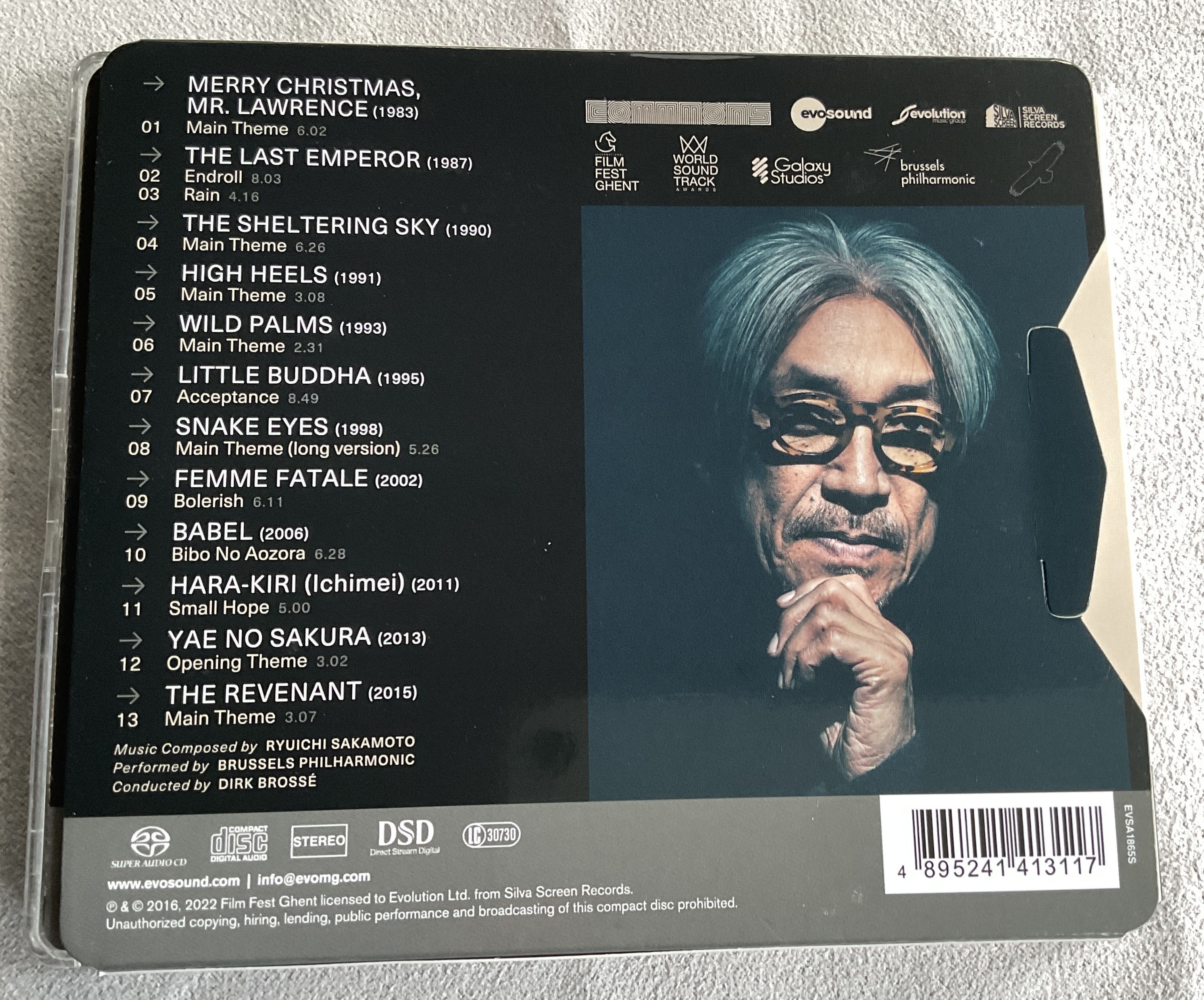 Ryuichi Sakamoto "Music for Film" Hybrid SACD |﻿ Vinyl, CD, and Blu-ray
