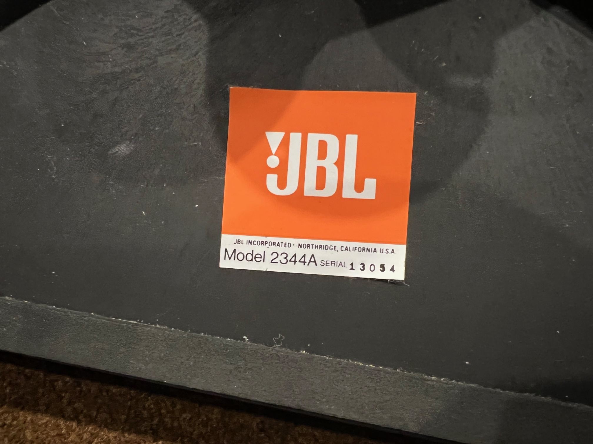 JBL 2344 Horns (Pair) |﻿ Hi-Fi and Cinema Cables & Accessories