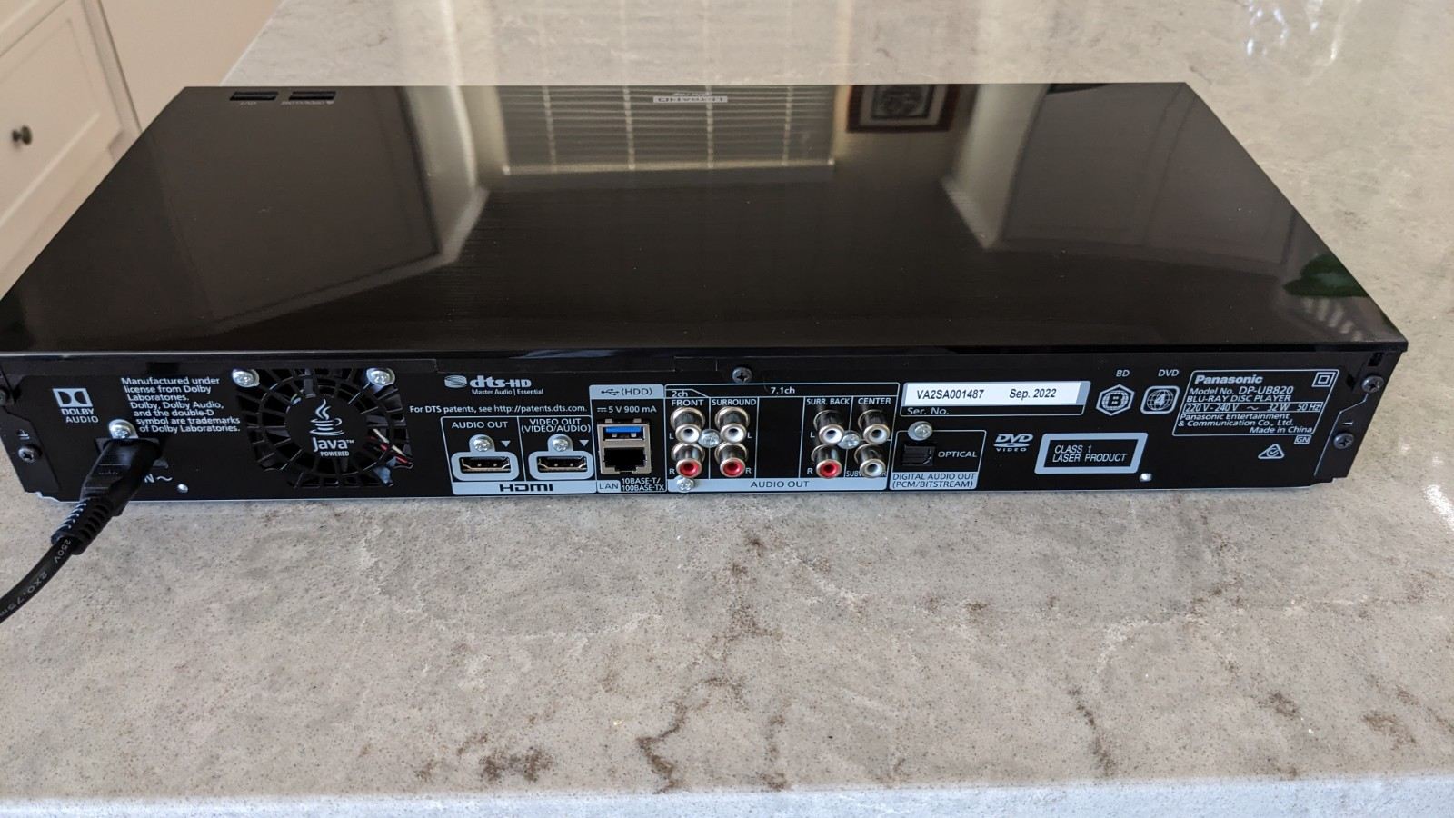 Panasonic DP-UB820 4K Ultra HD Blu-Ray Player - Stereo, Home Cinema, Headphones Components ...