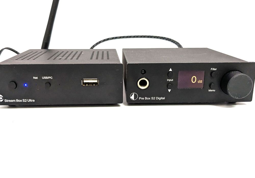 Pro-ject Stream Box S2 Ultra streamer + Pre-Box S2 Digital - Commercial ...