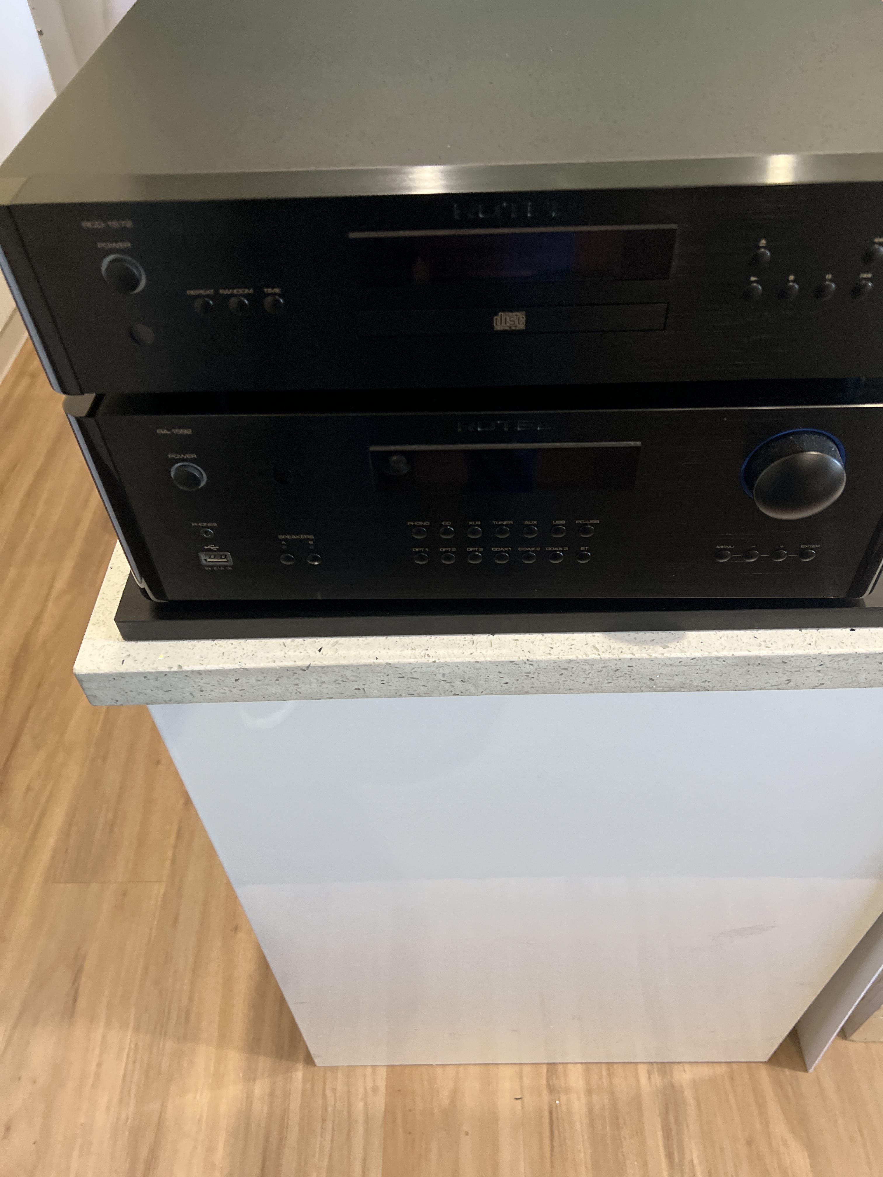 Rotel RA1592 with RCD1572 - combo - black |﻿ Commercial Classifieds