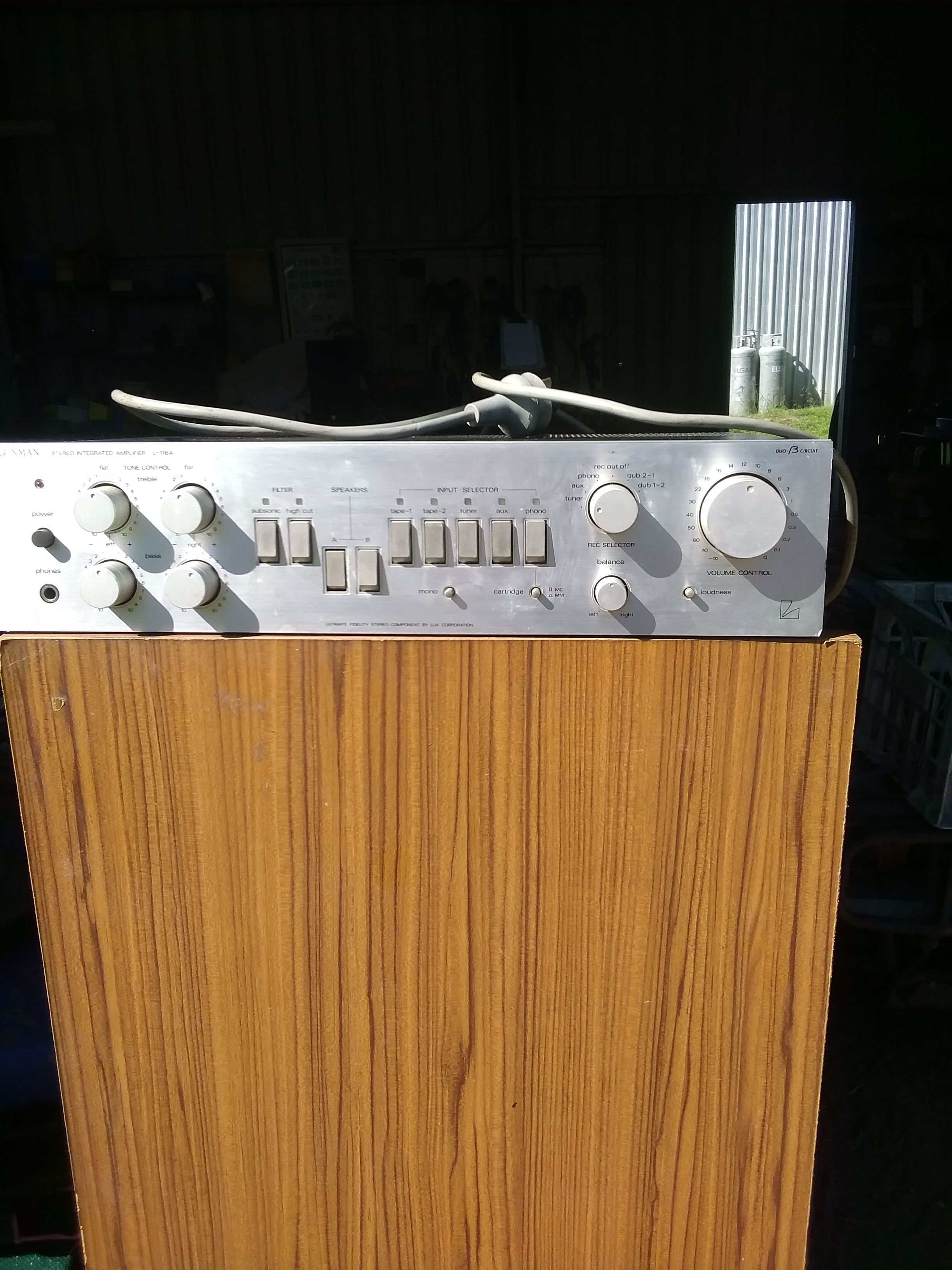 Luxman L-116A Amplifier - Stereo, Home Cinema, Headphones Components ...