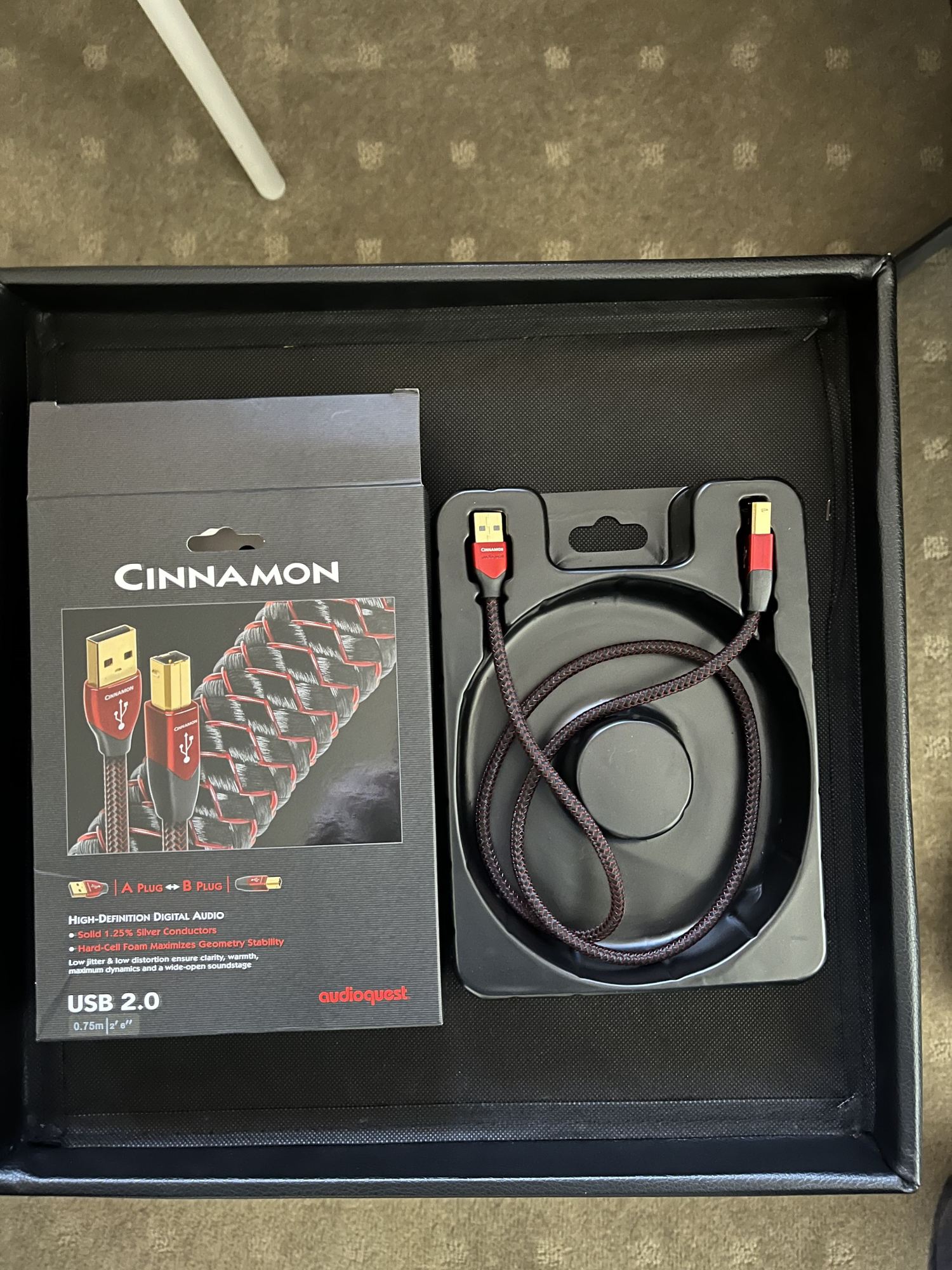 Audioquest Cinnamon USB cable - Hi-Fi and Cinema Cables & Accessories ...