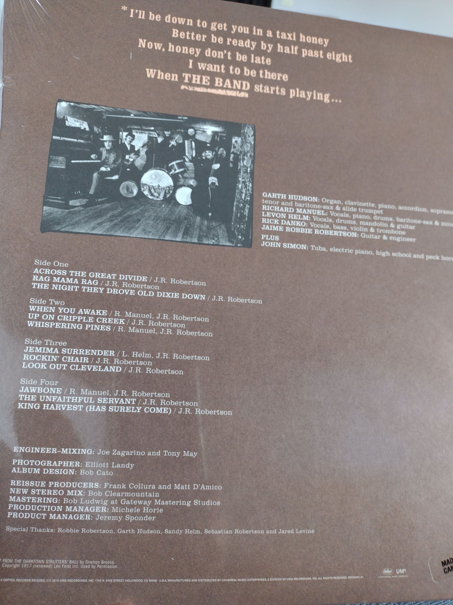 The Band LP 50th anniversary edition - Vinyl, CD, and Blu-ray - StereoNET