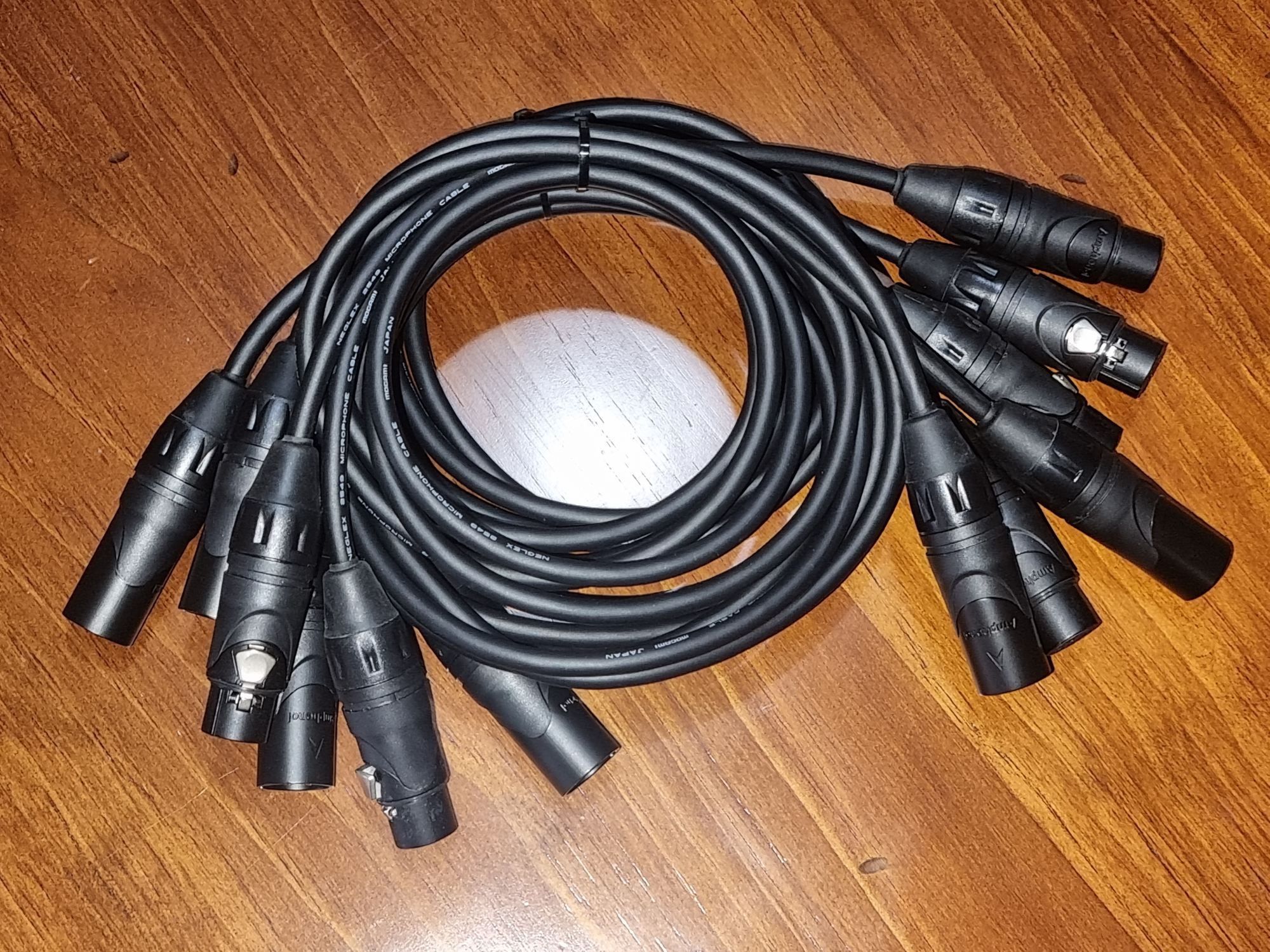 Pair 1m Amphenol/Mogami XLR Balanced Interconnects - Hi-Fi and Cinema ...