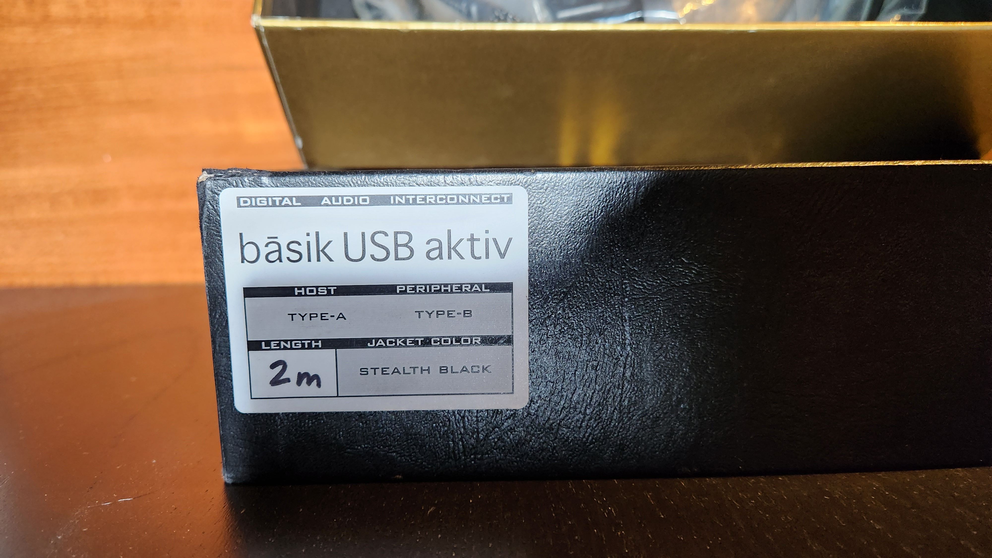 Synergistic Research 2m Basik Aktiv USB A-B - Hi-Fi and Cinema Cables & Accessories - StereoNET