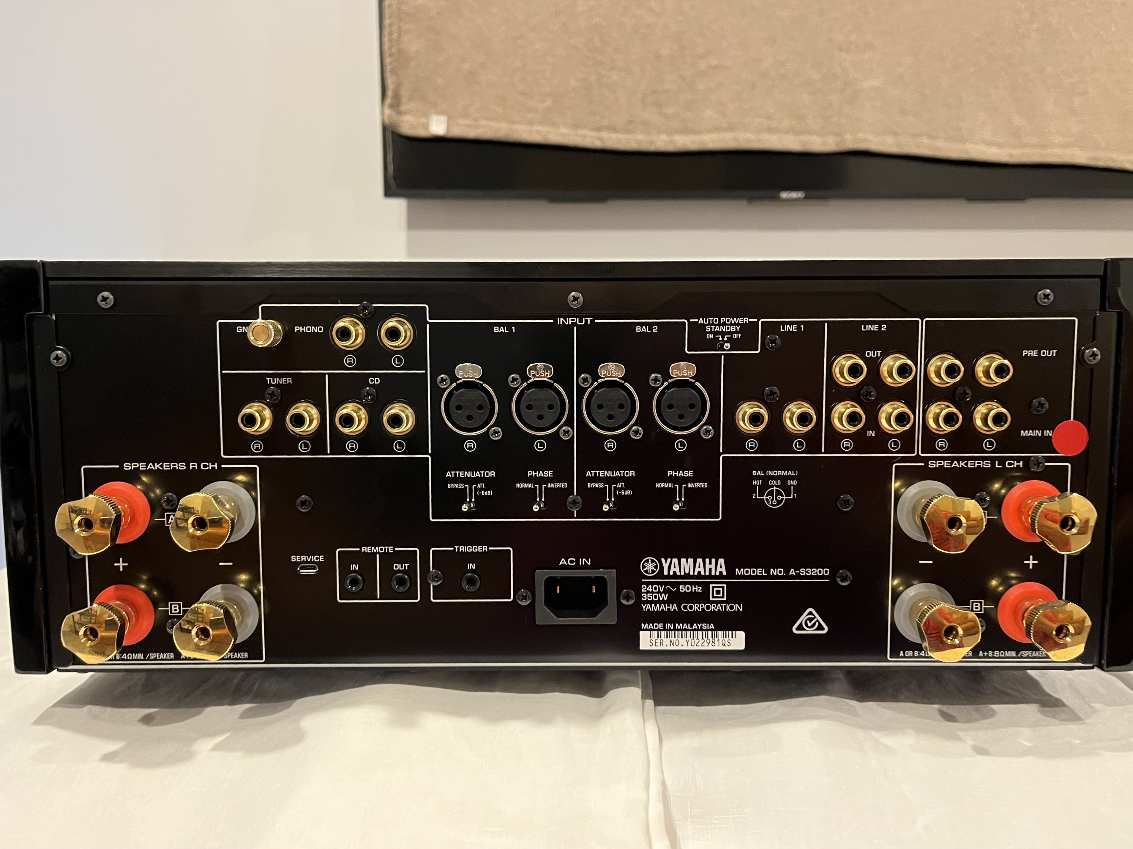 Yamaha A-S3200 Flagship Integrated Amplifier |﻿ Stereo, Home Cinema, Headphones Components