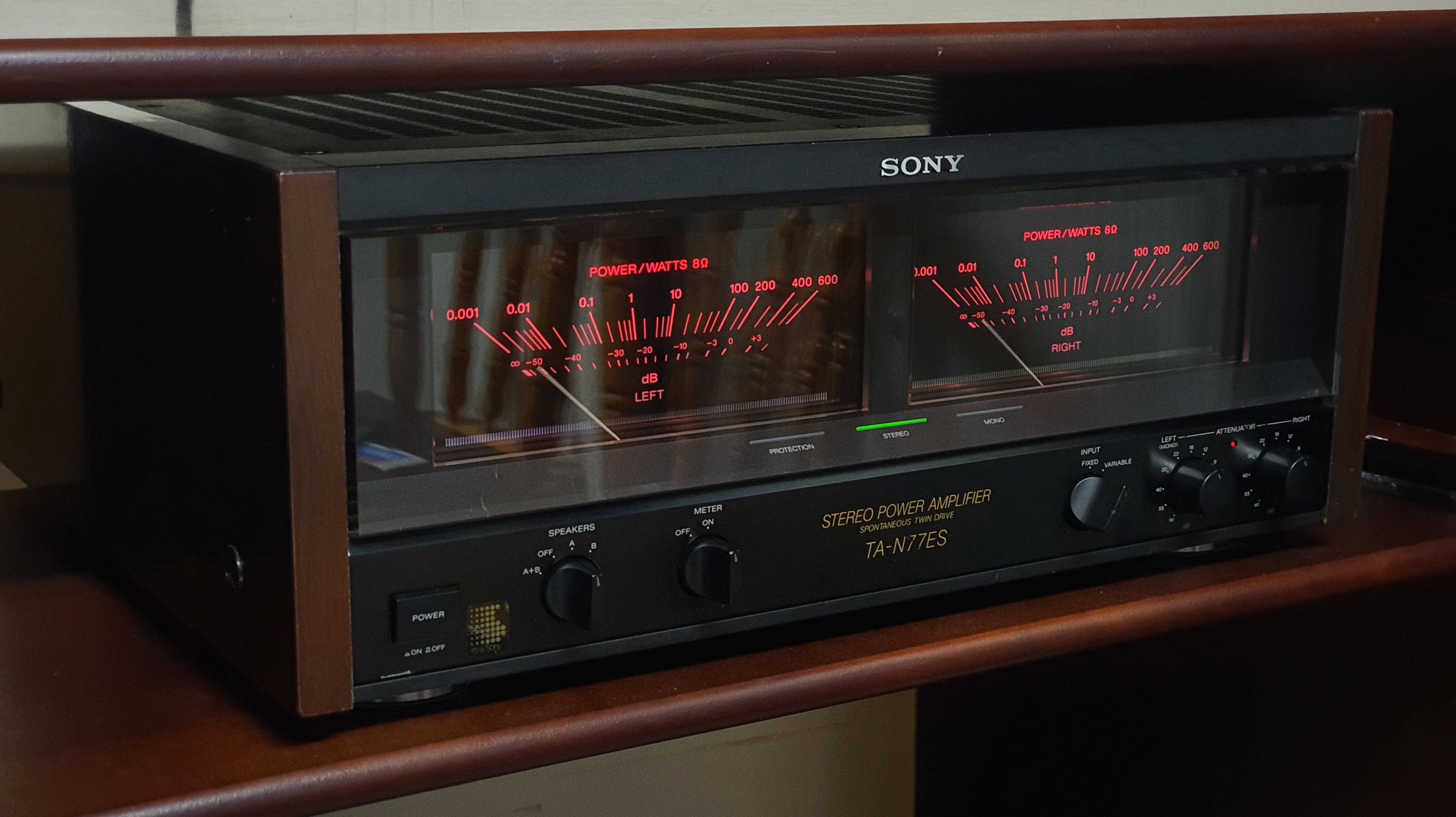 Sony TA-N77ES Power Amplifier - Stereo, Home Cinema, Headphones ...