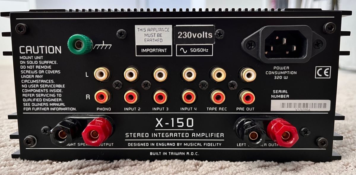 Musical Fidelity X-150 Integrated amplifier |﻿ Stereo, Home Cinema ...