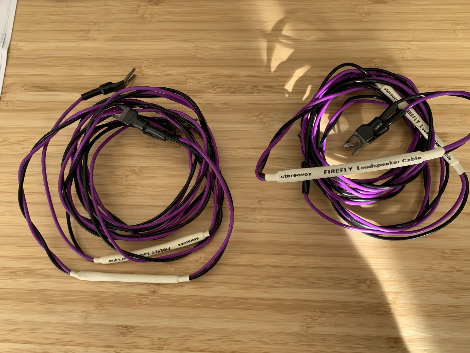 Stereovox Firefly speaker cables 3m - Hi-Fi and Cinema Cables ...