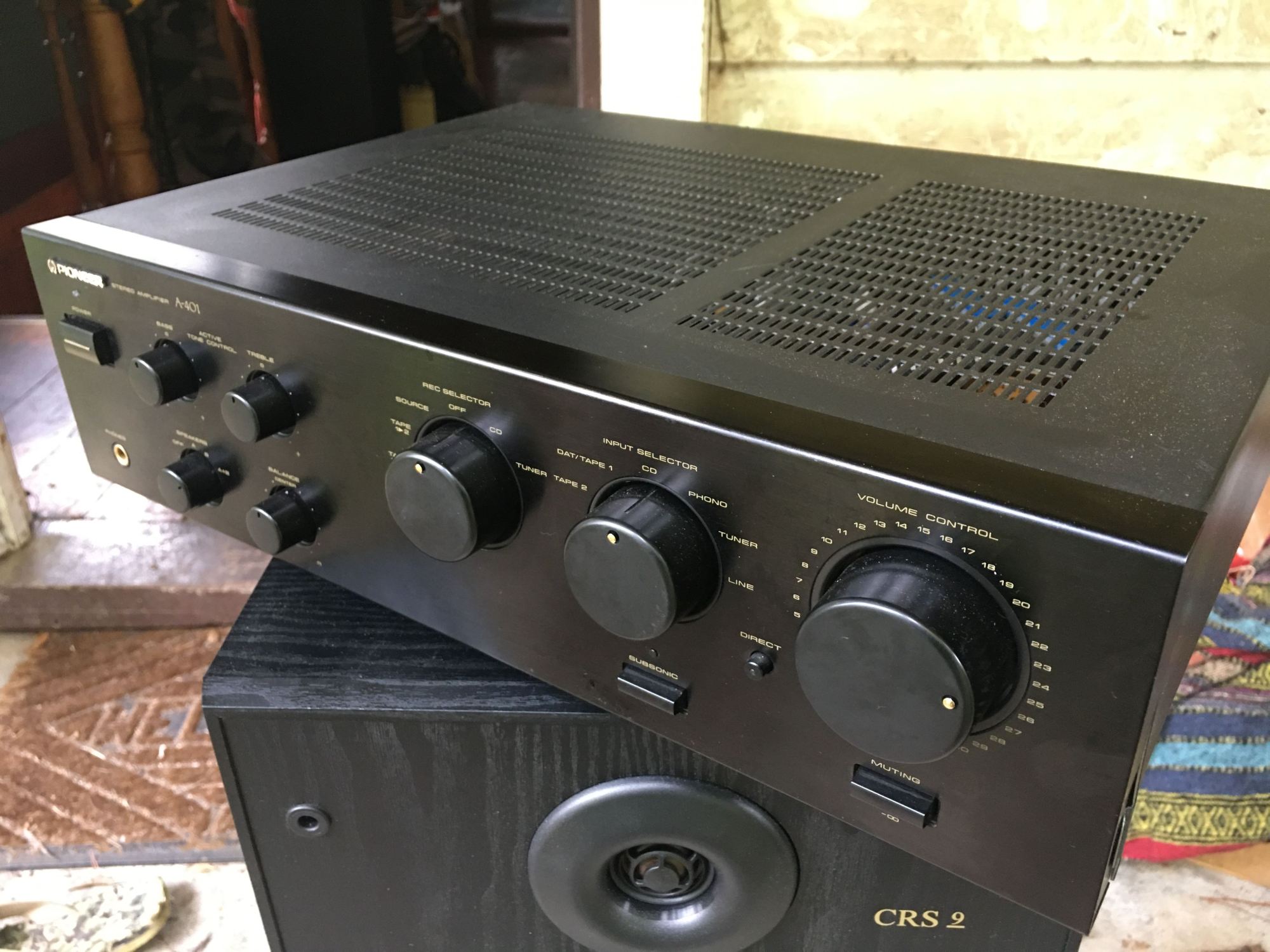 Pioneer A-401 Integrated Amplifier - Stereo, Home Cinema, Headphones ...