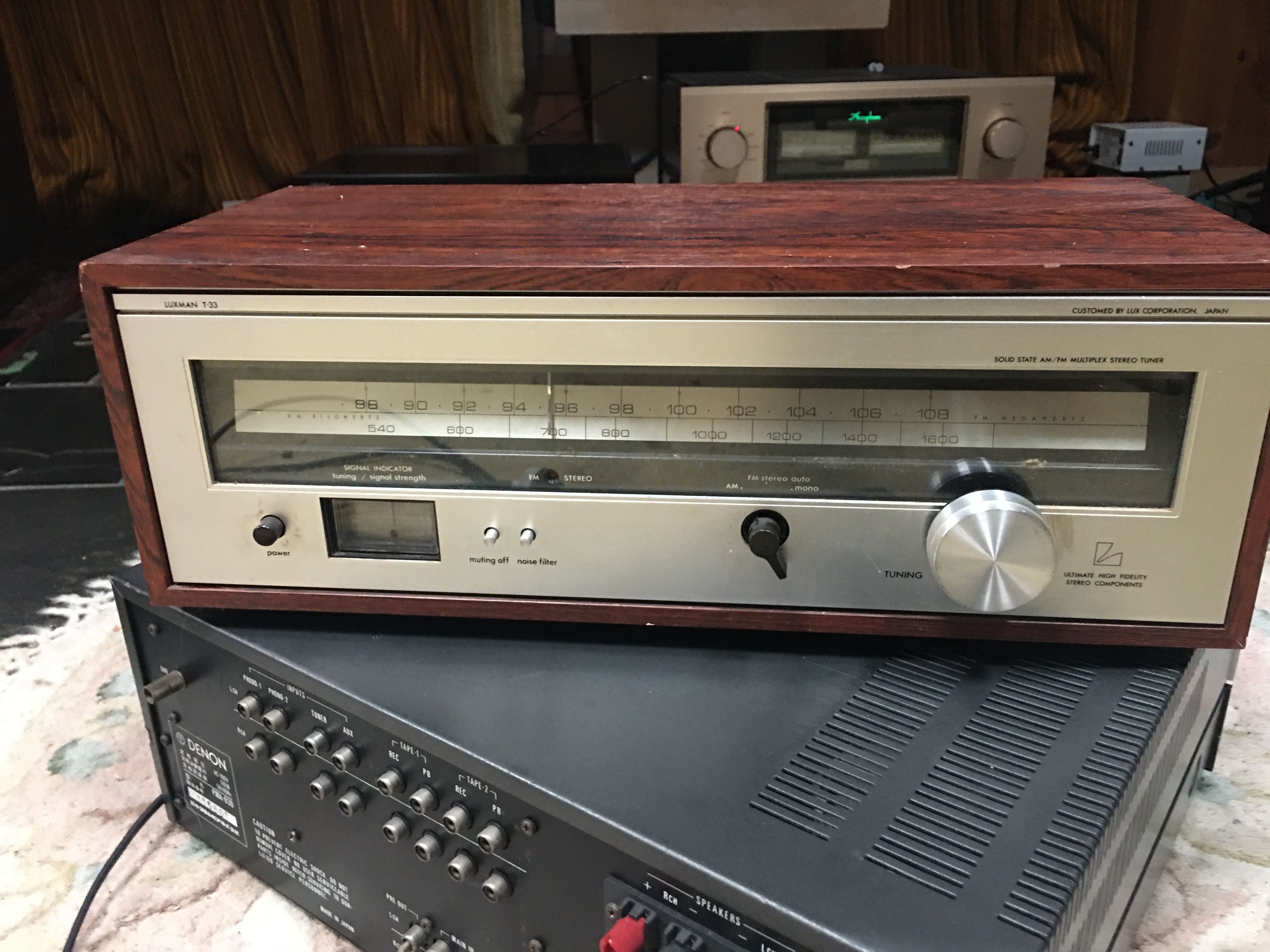Luxman T-33 Tuner |﻿ Stereo, Home Cinema, Headphones Components