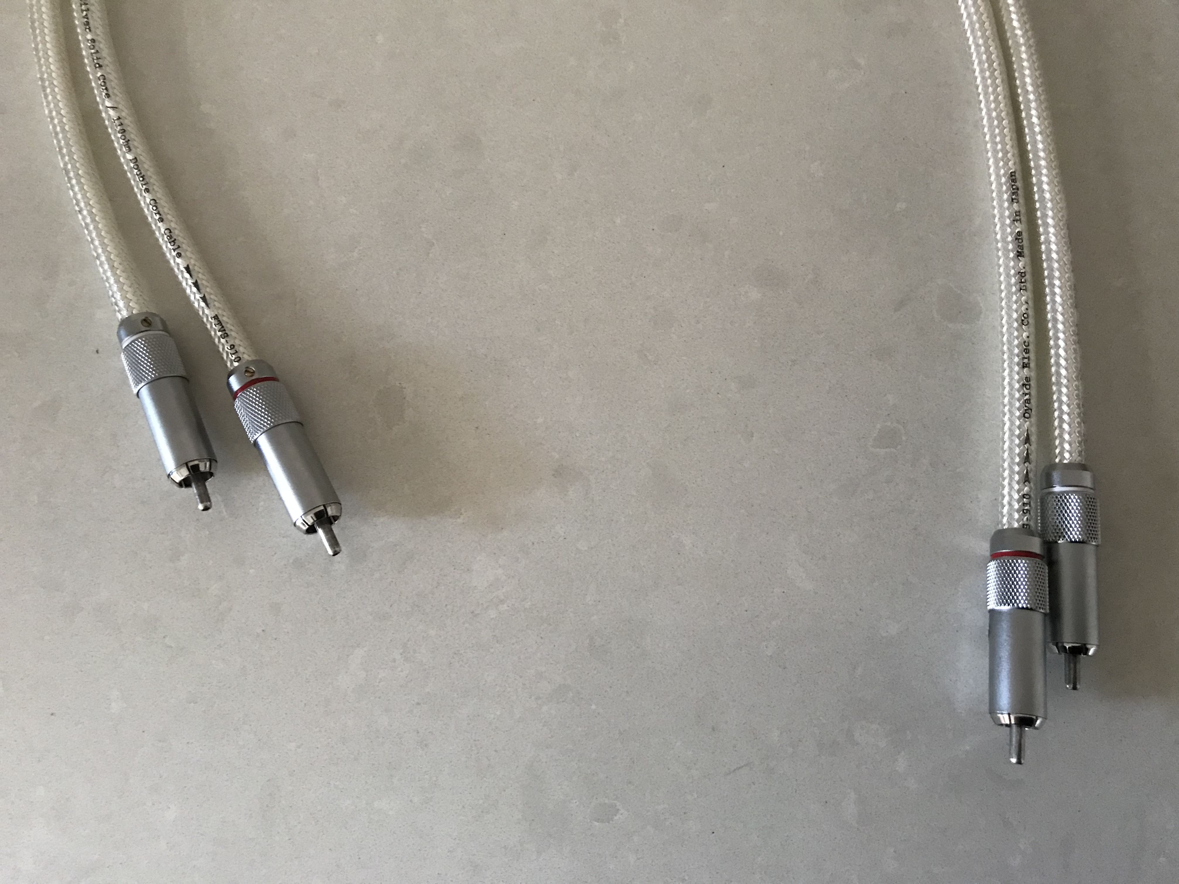 Oyaide AZ-910 RCA interconnect 0.75 mt - Hi-Fi and Cinema Cables ...