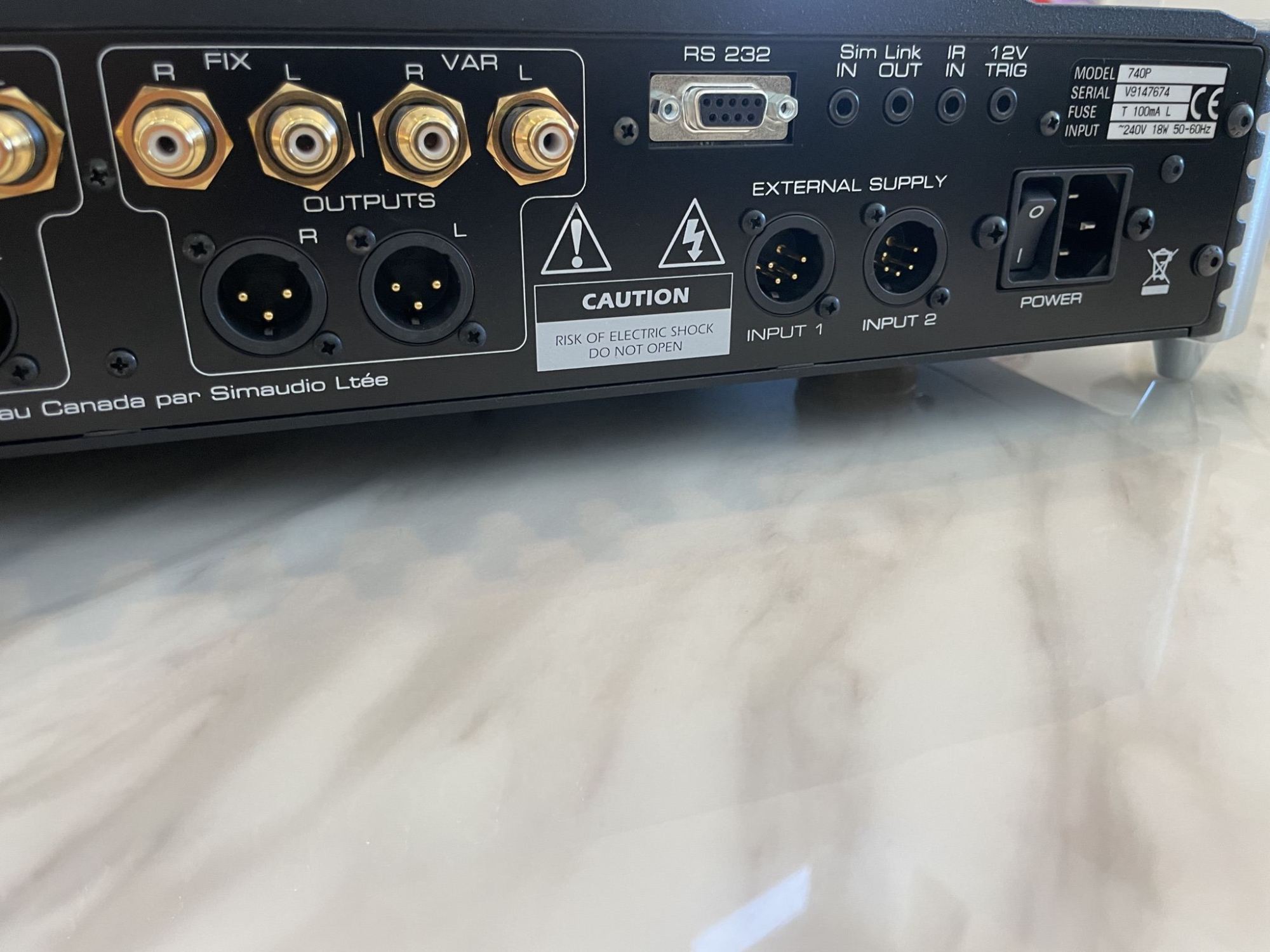 Simaudio Moon 740P pre-amplifier - Stereo, Home Cinema, Headphones ...