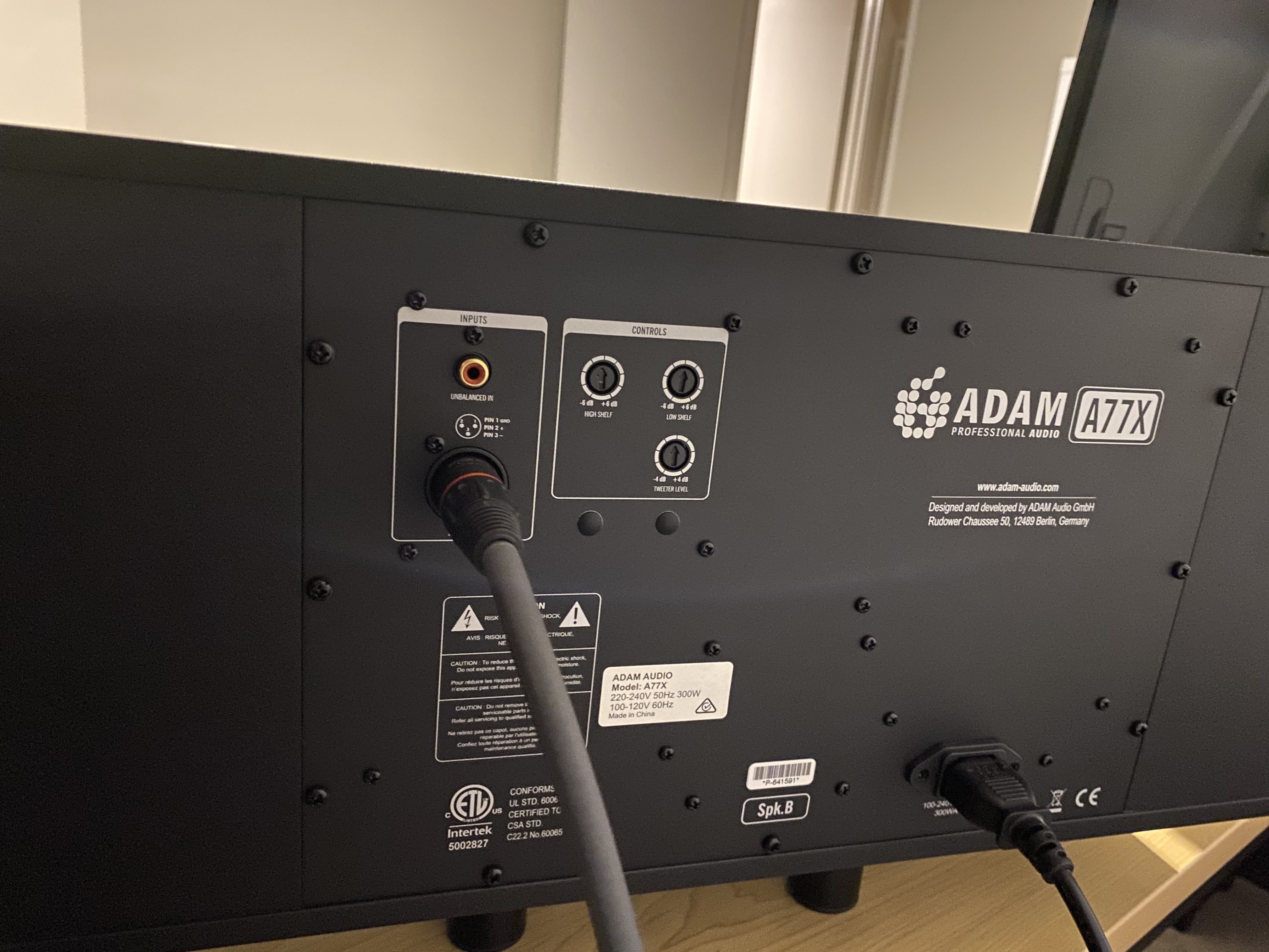 ADAM AUDIO A77X NEAR-/MIDFIELD ACTIVE MONITOR PAIR - Stereo, Home ...