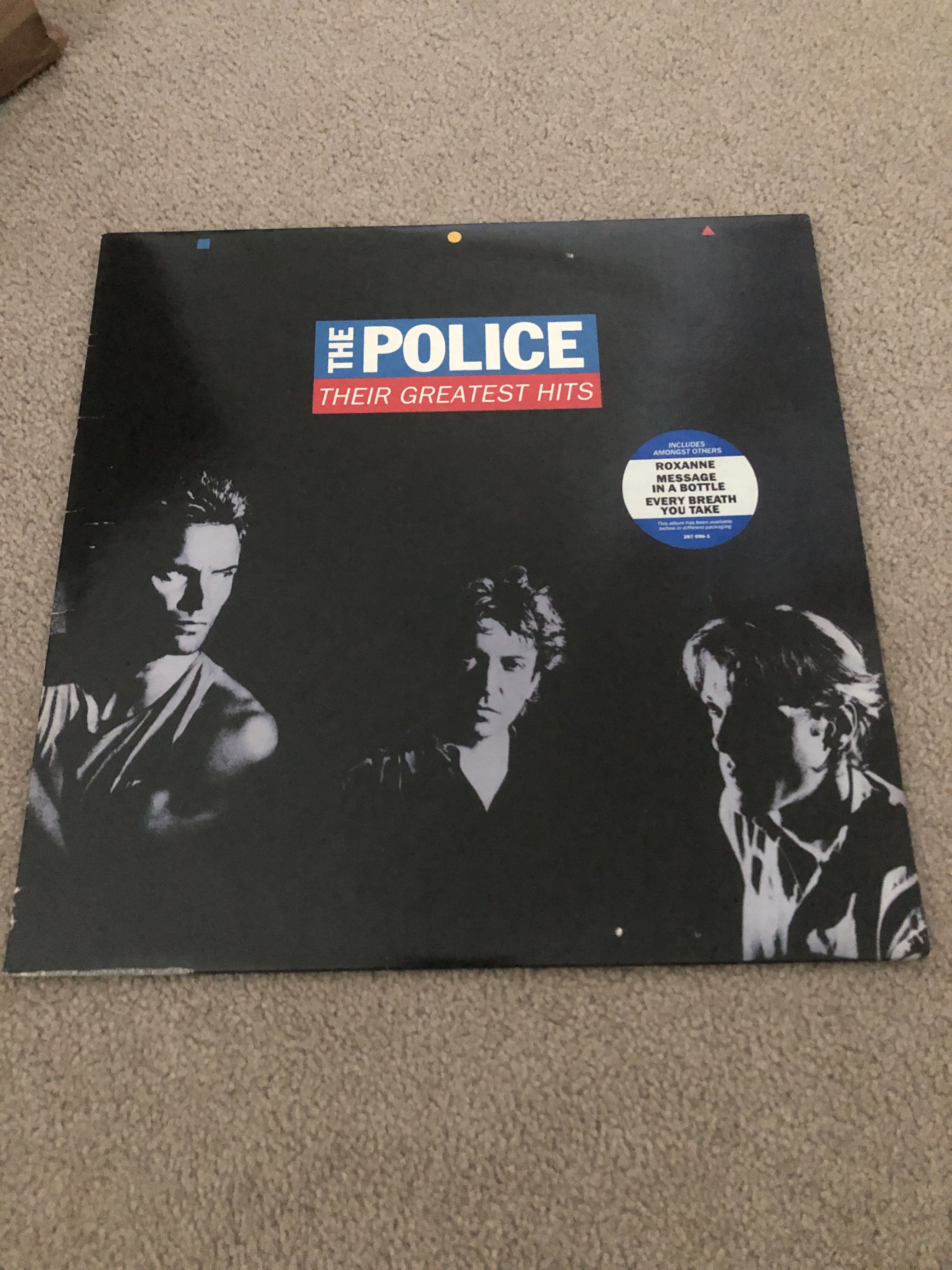 SOLD ELSEWHERE: The Police - Their Greatest Hits 1990 Vinyl Record LP ...