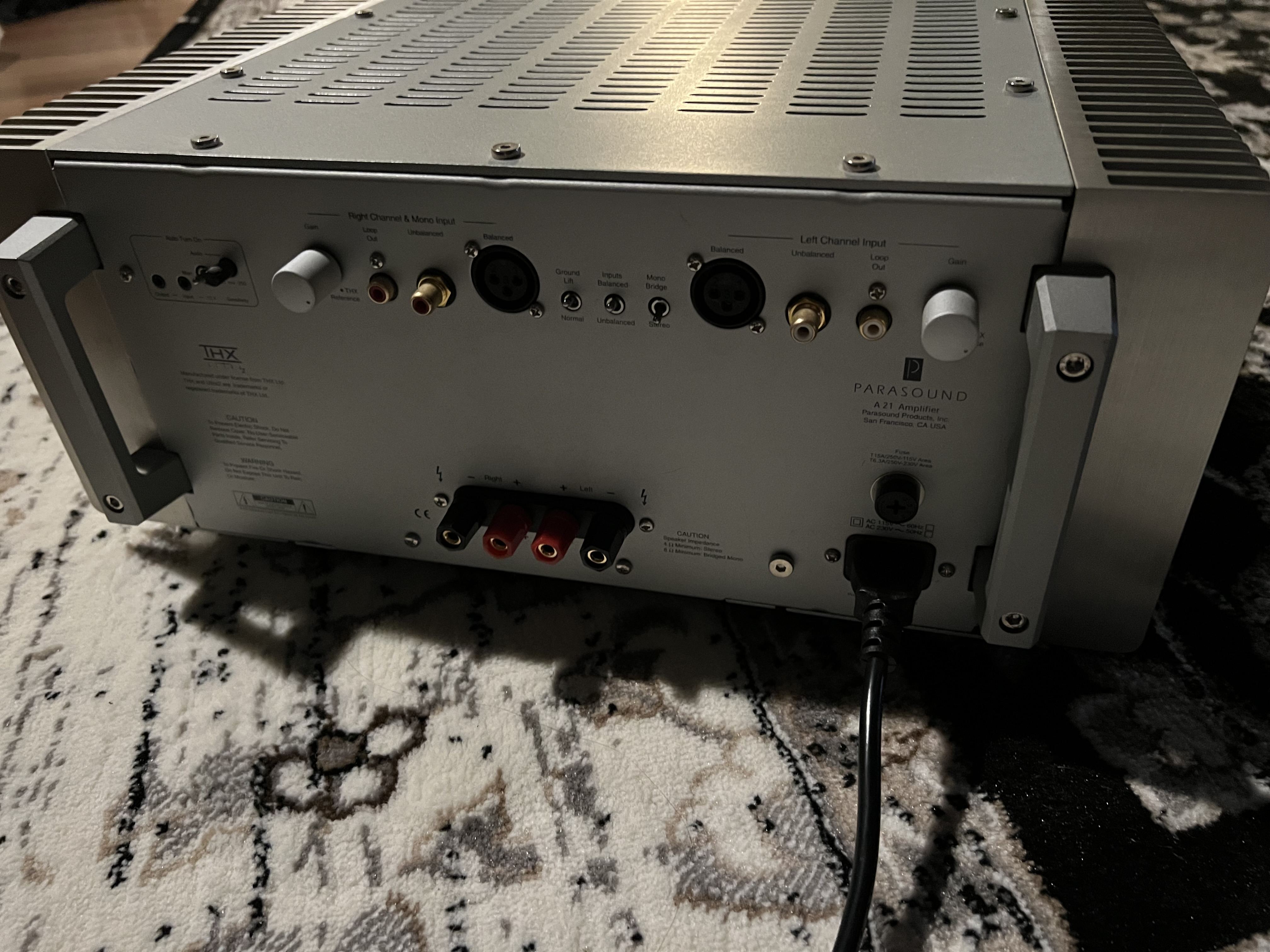 Parasound a21 power amp - Stereo, Home Cinema, Headphones Components ...