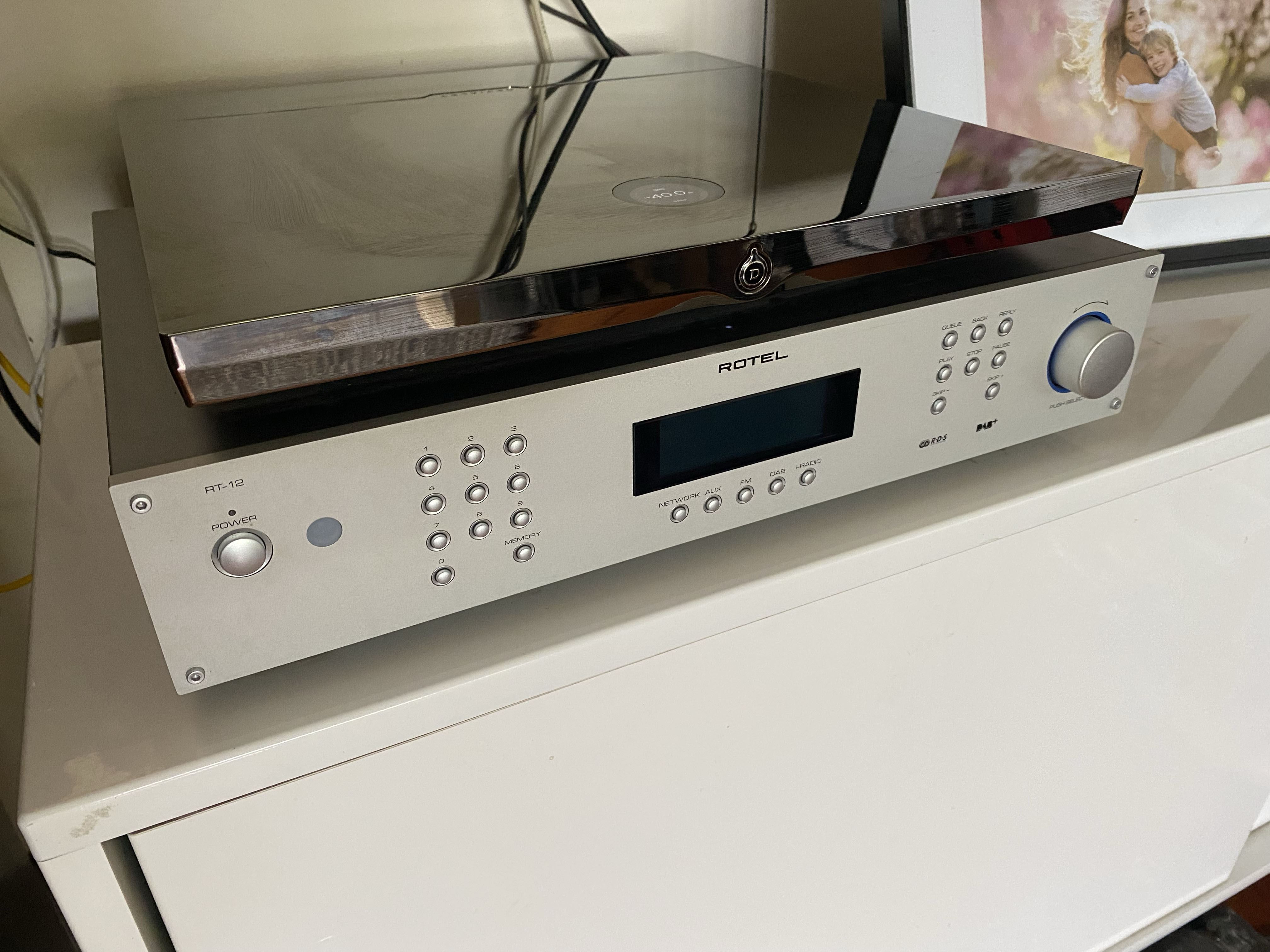 Rotel RT-12 - DAB+ FM Tuner & Network Media Player - Stereo, Home ...