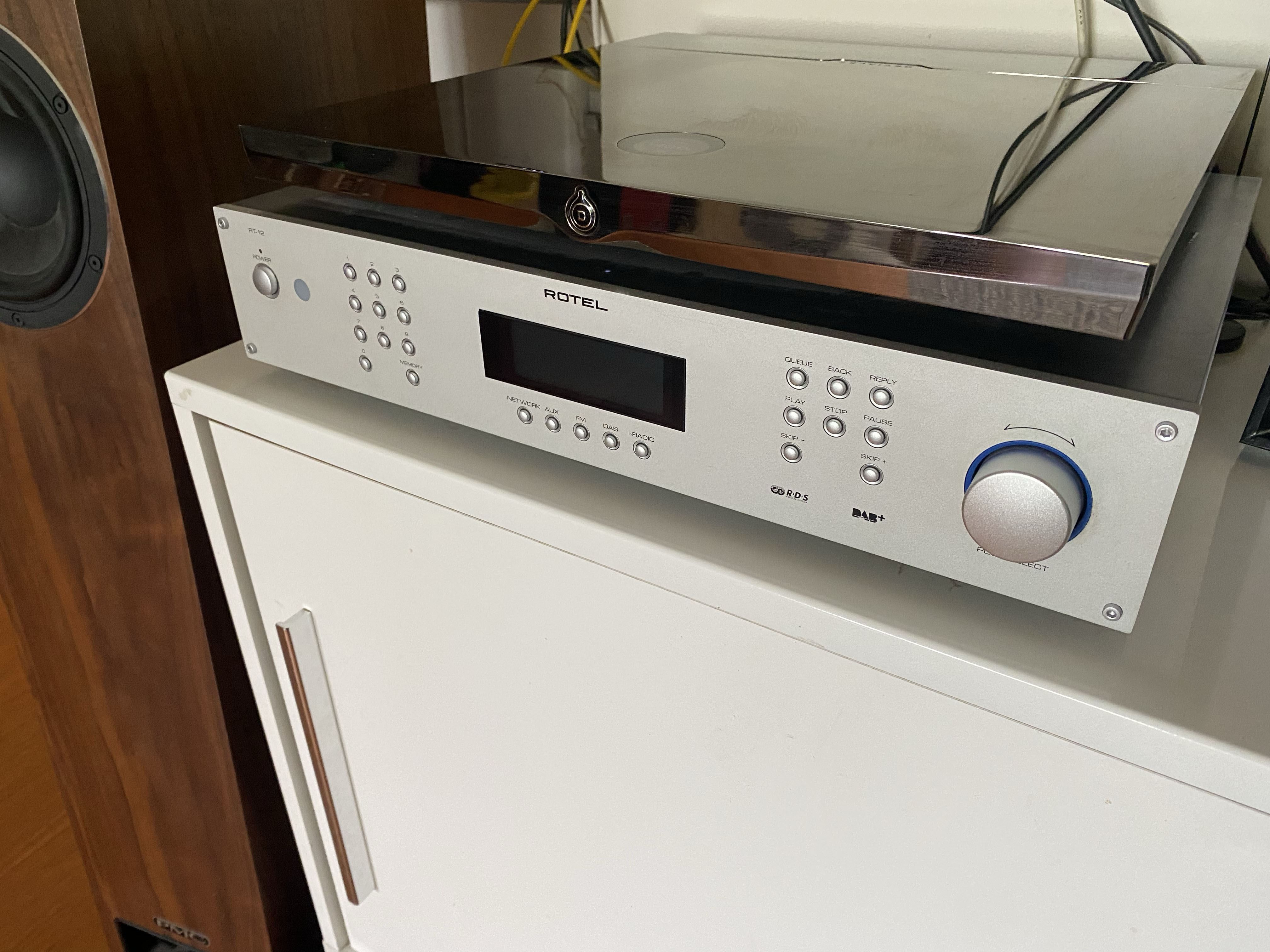 Rotel RT-12 - DAB+ FM Tuner & Network Media Player - Stereo, Home ...