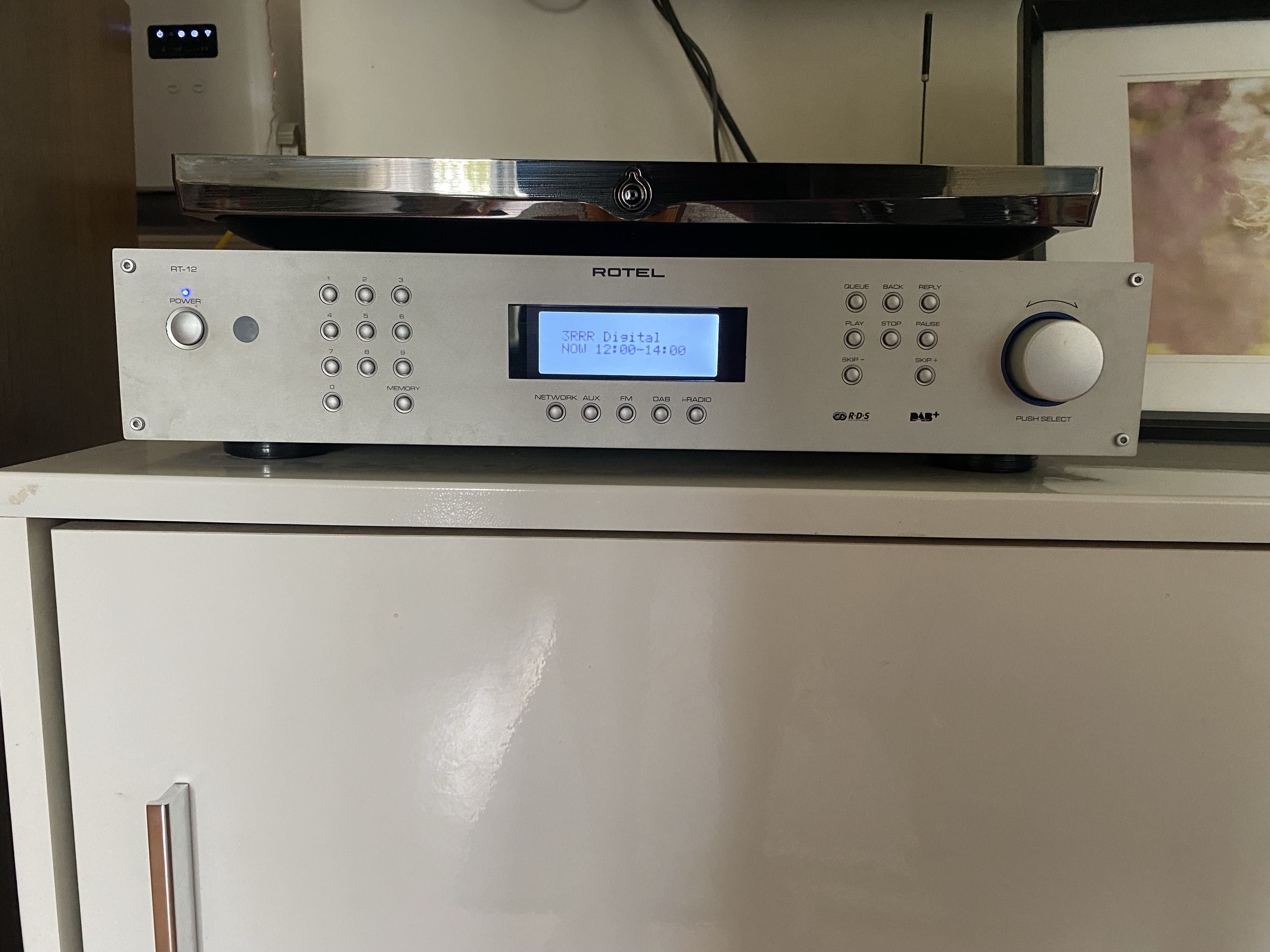 Rotel RT-12 - DAB+ FM Tuner & Network Media Player - Stereo, Home ...