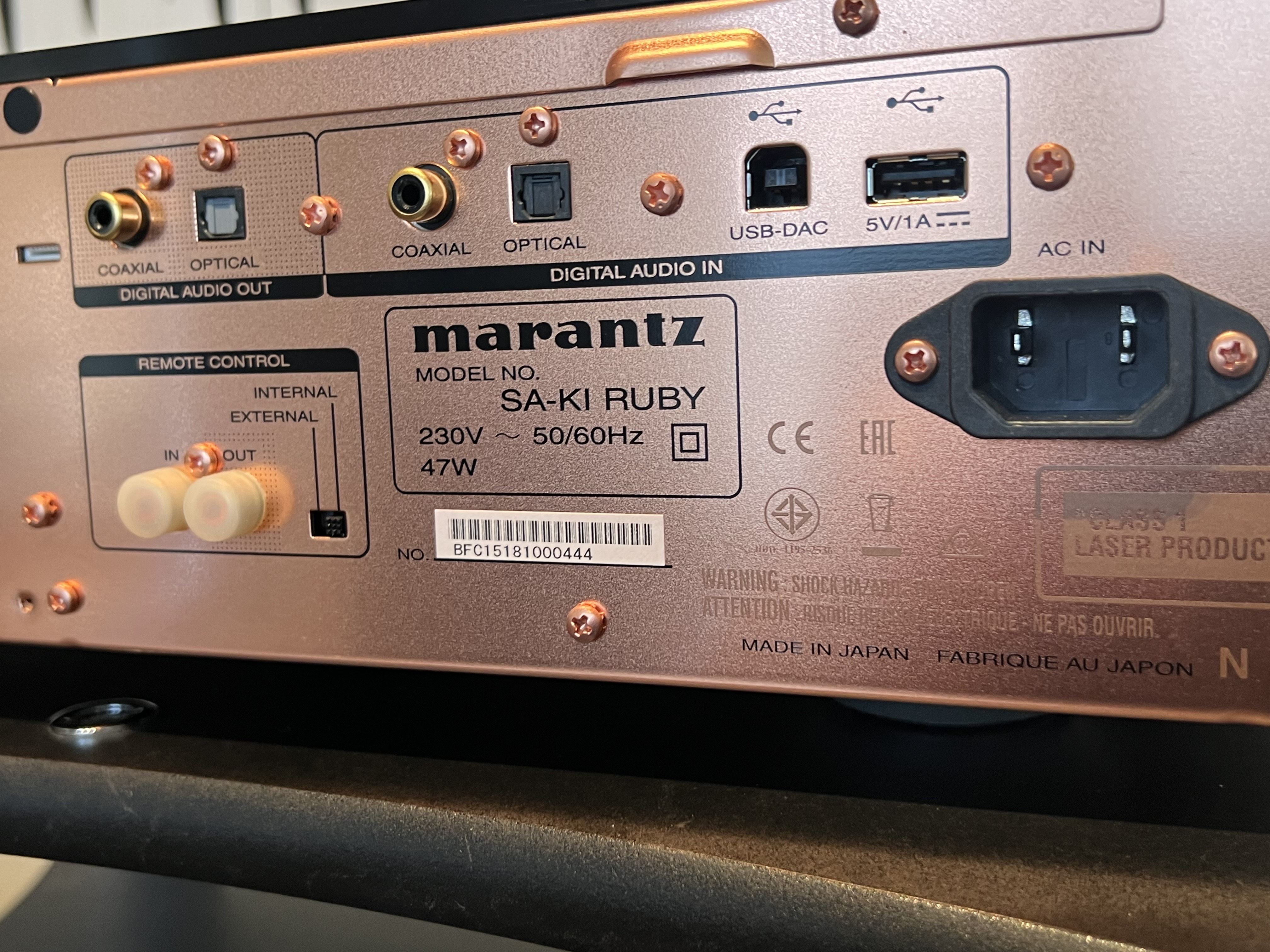 SOLD ELSEWHERE: Marantz KI Ruby SACD Player - Stereo, Home Cinema ...