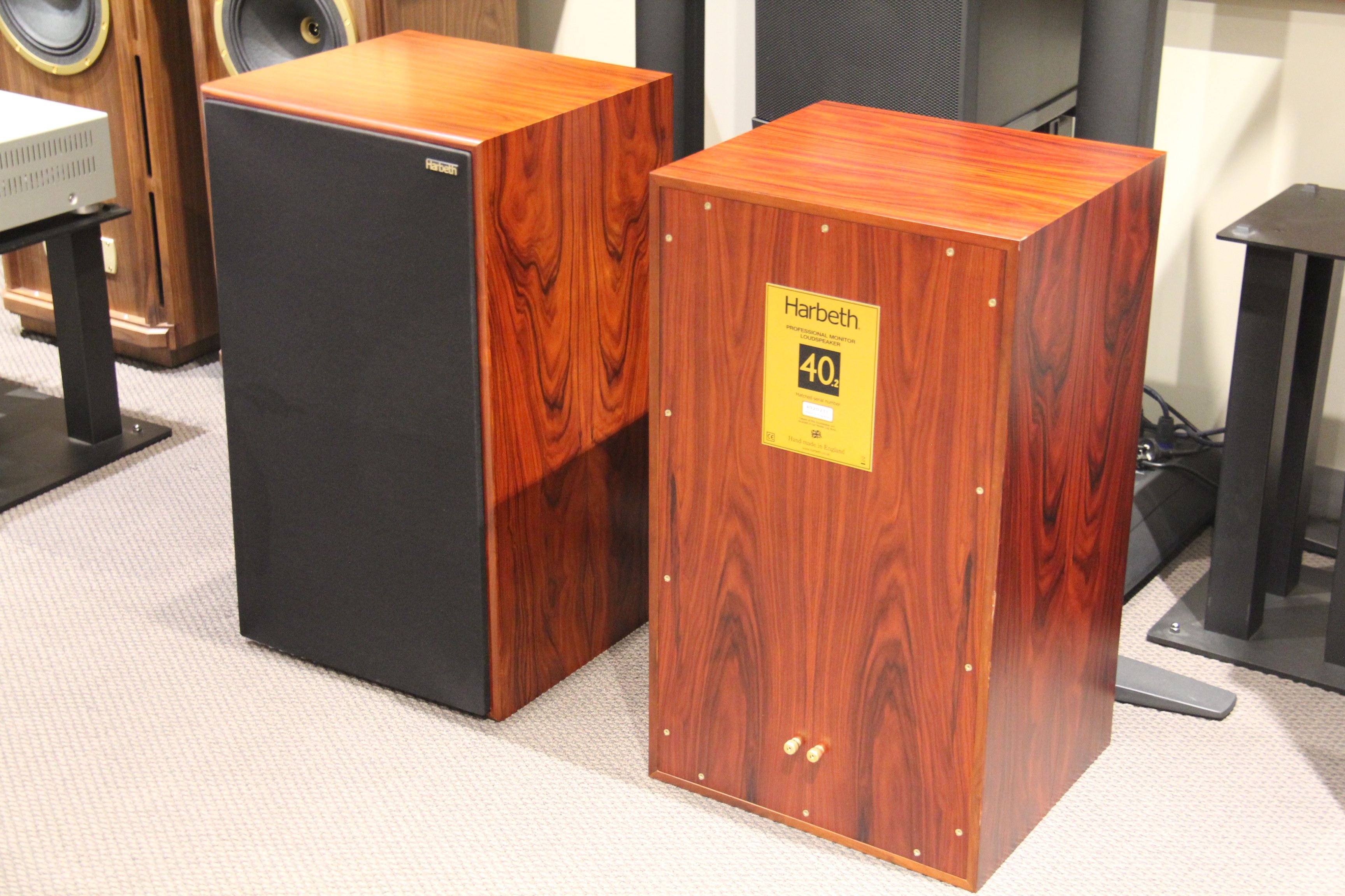 Harbeth Monitor 40.2 Loudspeakers Rosewood Finish - Commercial ...