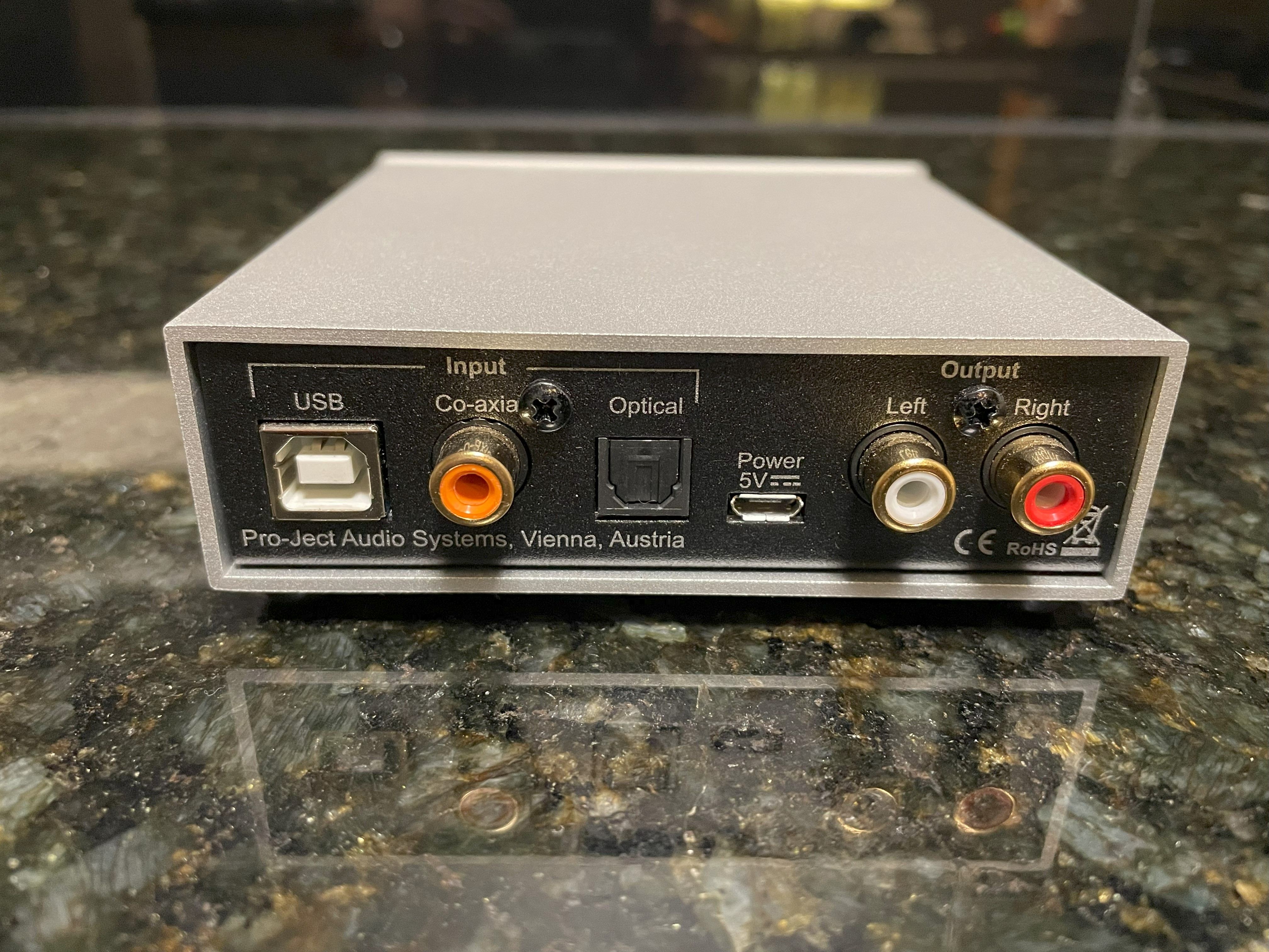 Pro-Ject Pre Box S2 Digital Pre/Headphone Amp (Silver) - Stereo, Home ...