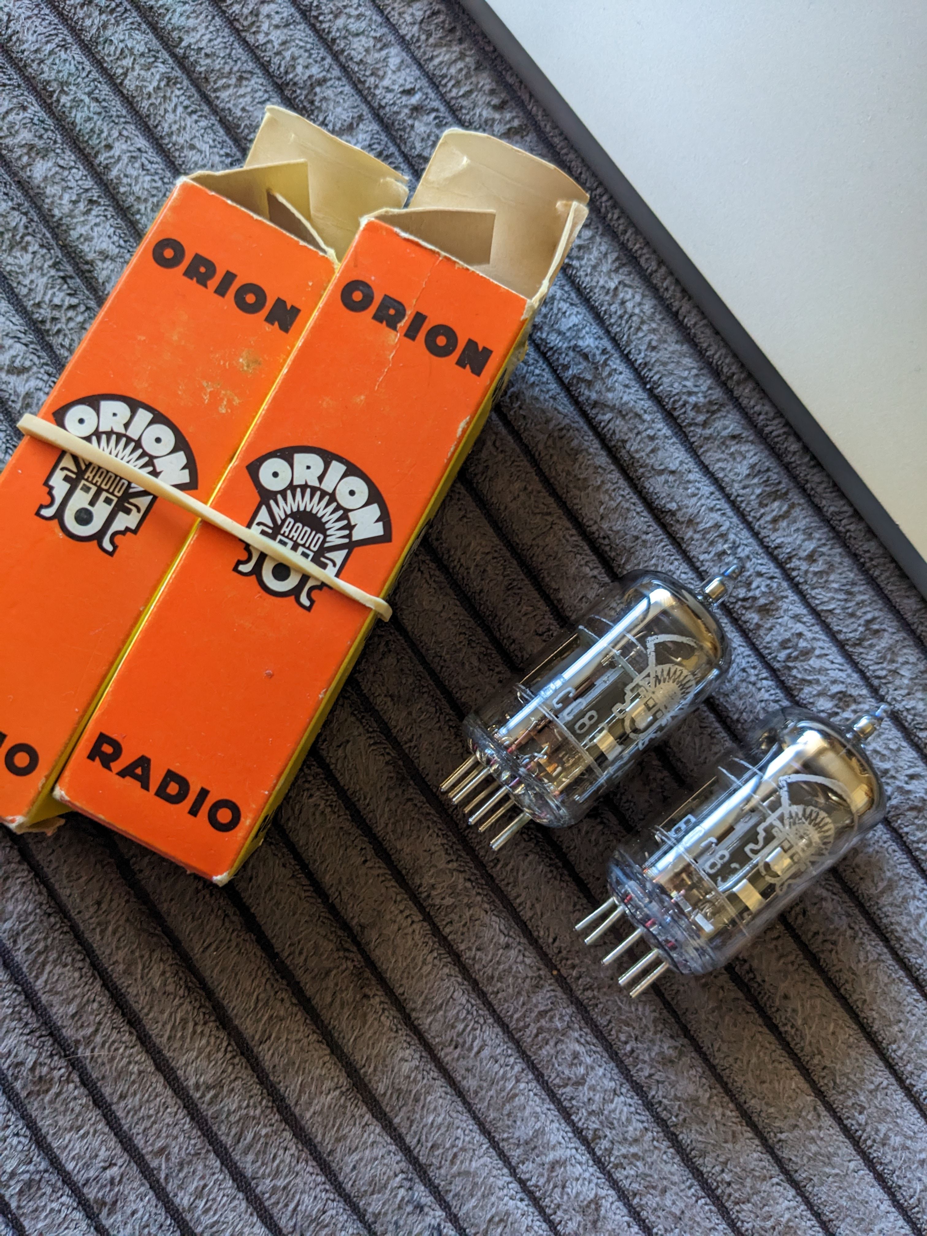 Orion ECC83/ 12AX7 vacuum tube valve pair. - Hi-Fi and Cinema Cables & Accessories - StereoNET