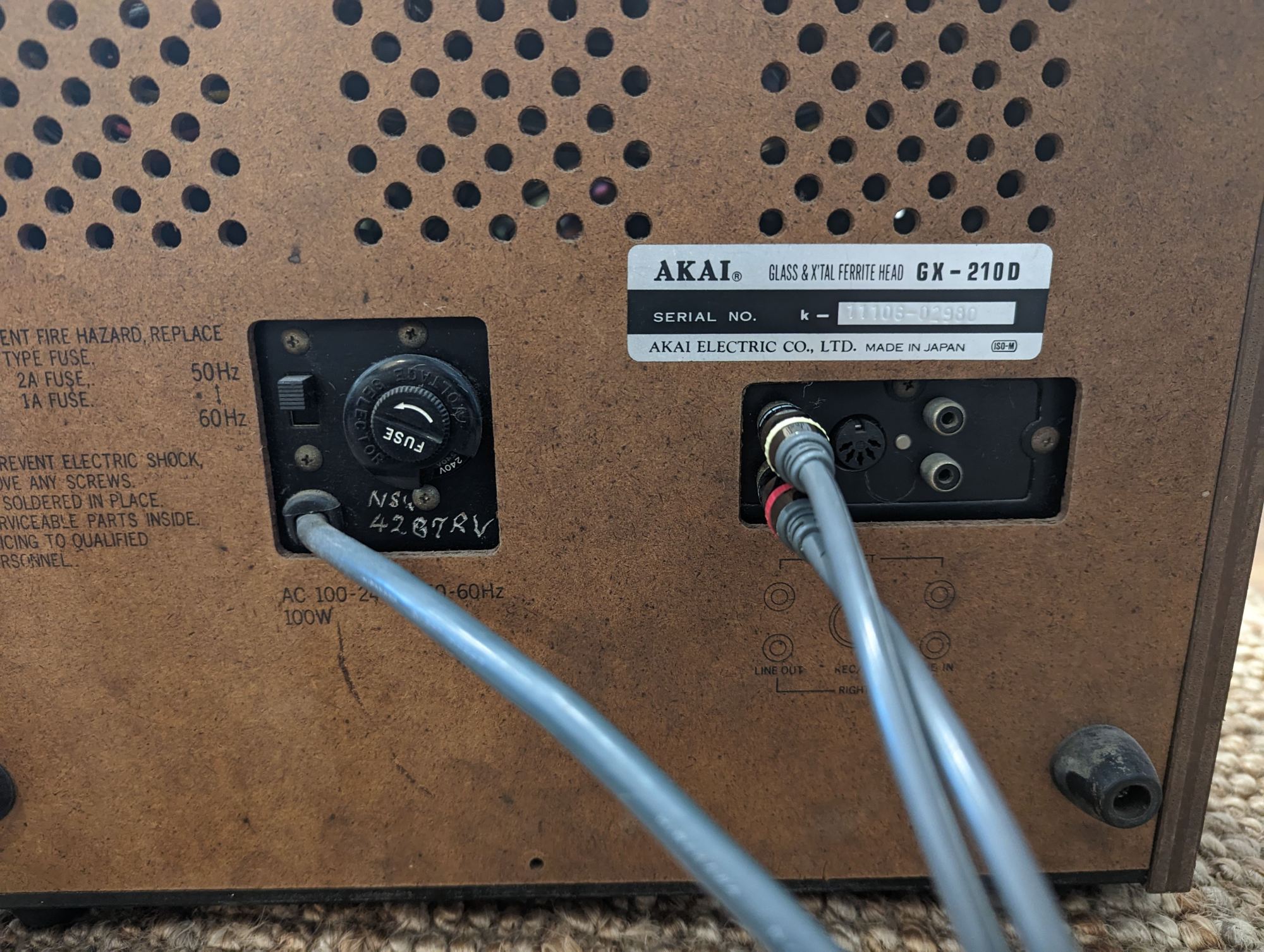 Akai GX-210D Stereo Reel to Reel Tape Recorder - Stereo, Home Cinema, Headphones Components ...