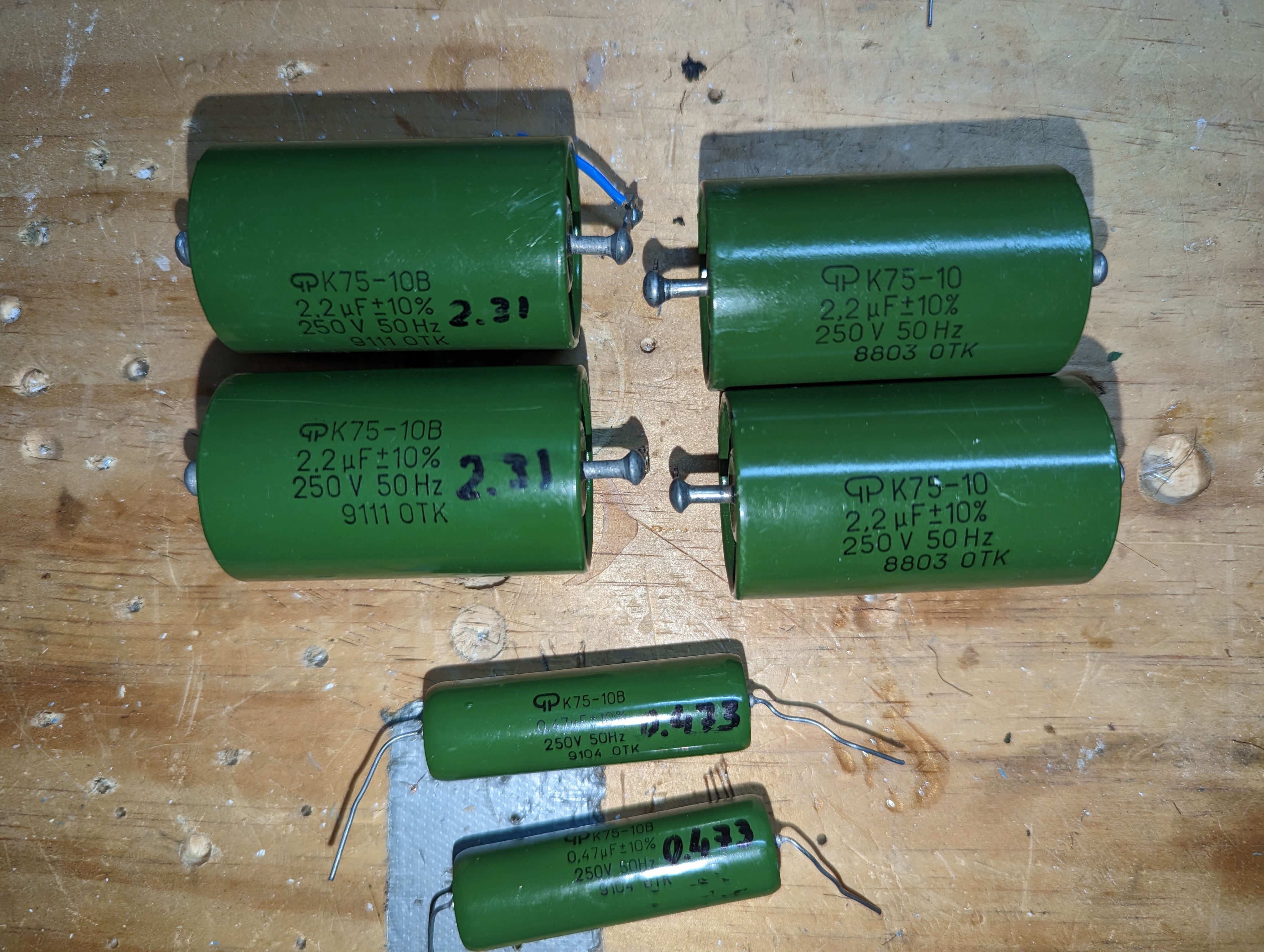 K75-10B Russian PIO capacitors Military Grade - Hi-Fi and Cinema Cables ...