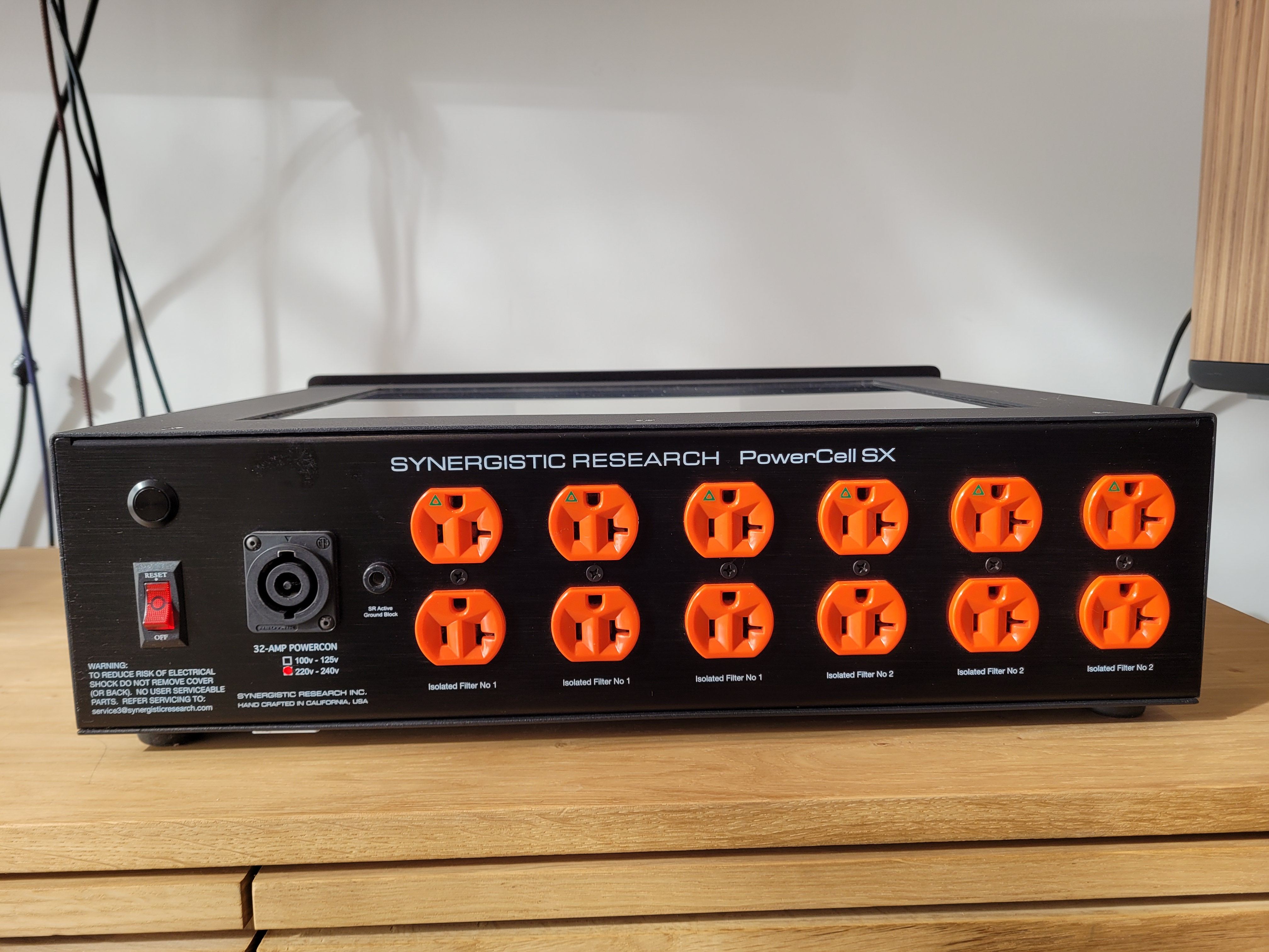 Synergistic Research Powercell SX Power conditioner - Hi-Fi and Cinema Cables & Accessories ...