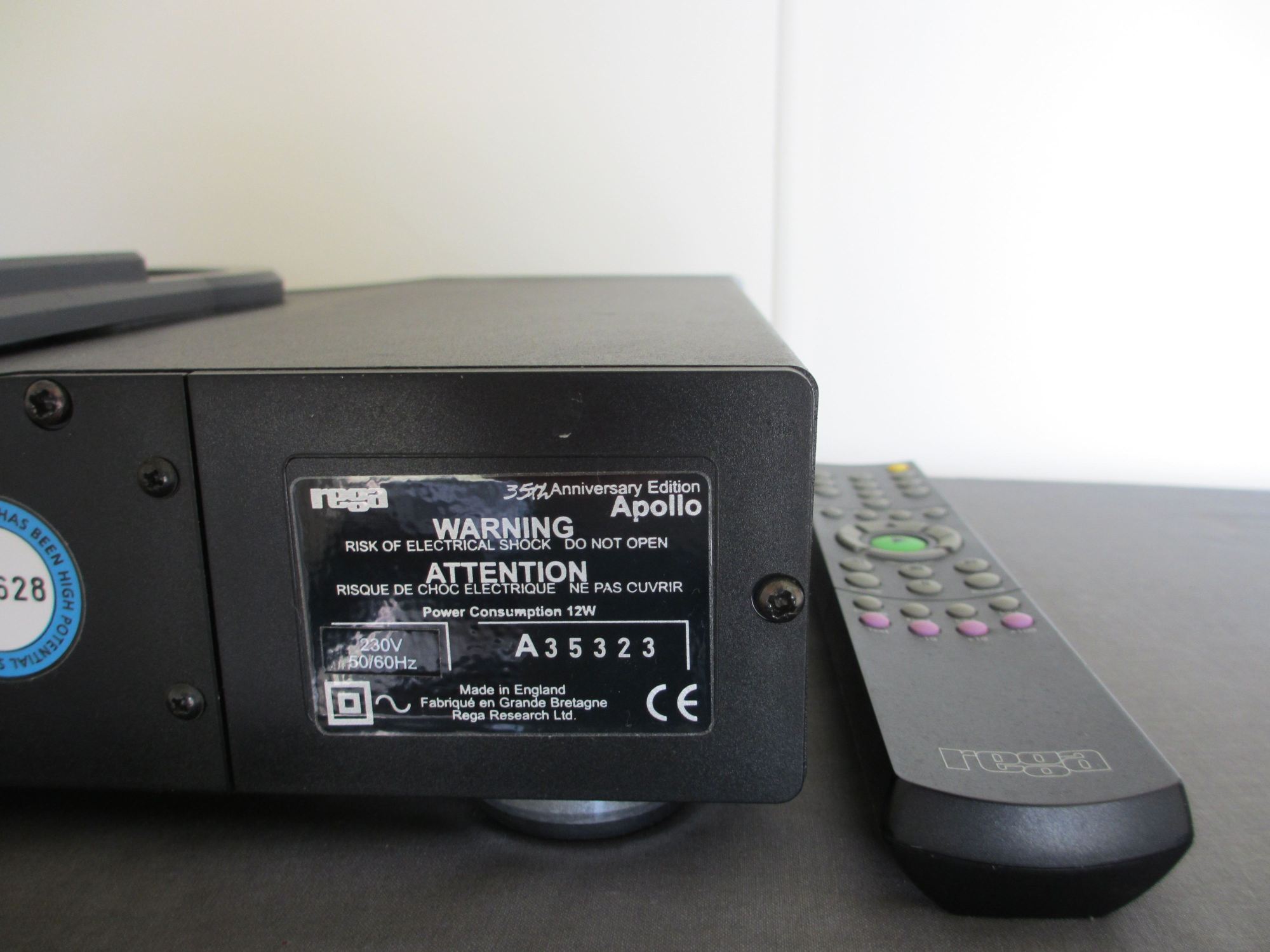 REGA Apollo CD Player 35th anniversary model - Stereo, Home Cinema ...