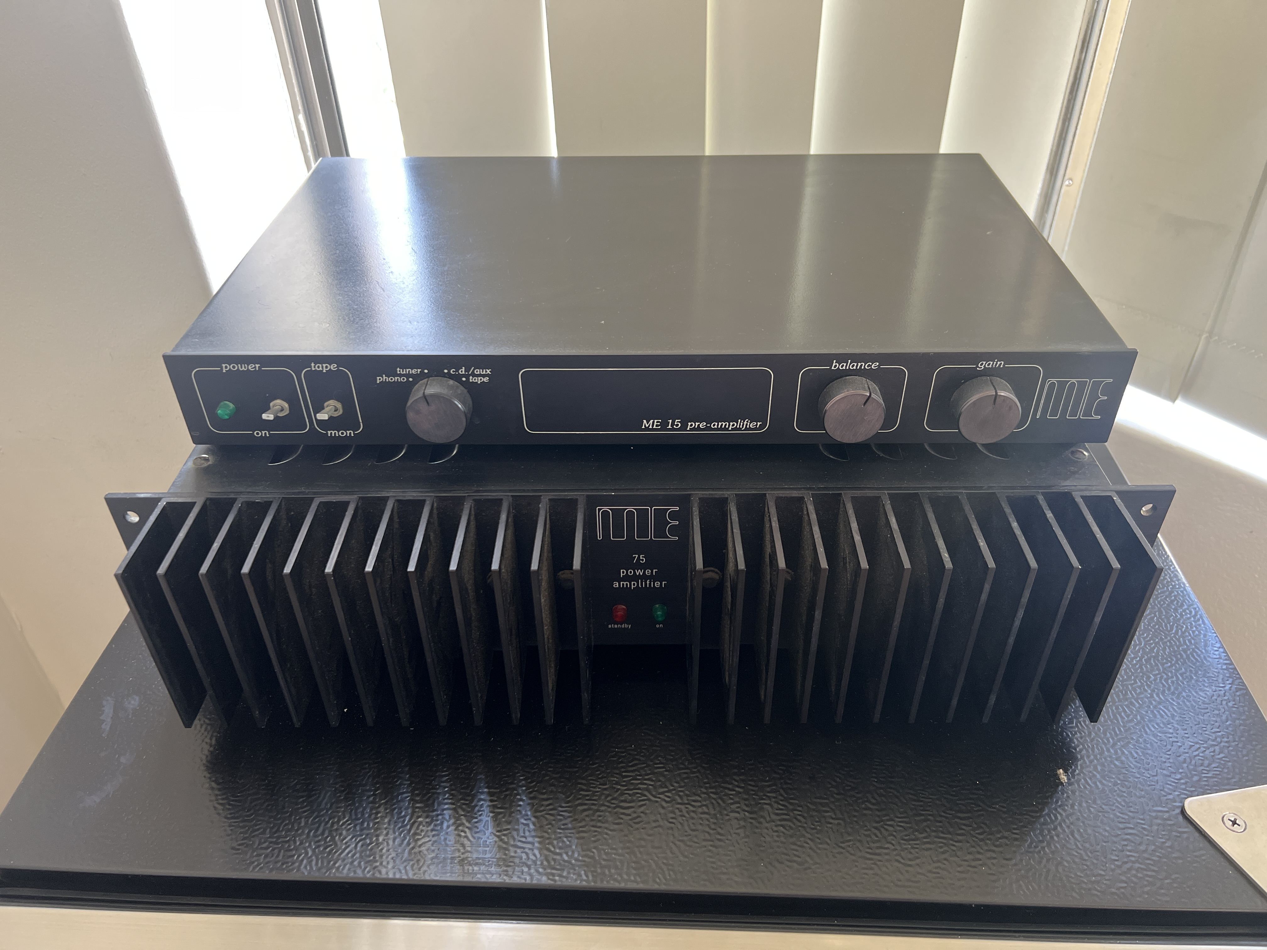 ME Sound 15 preamplifier & ME 75 Power amplifier - Stereo, Home Cinema ...