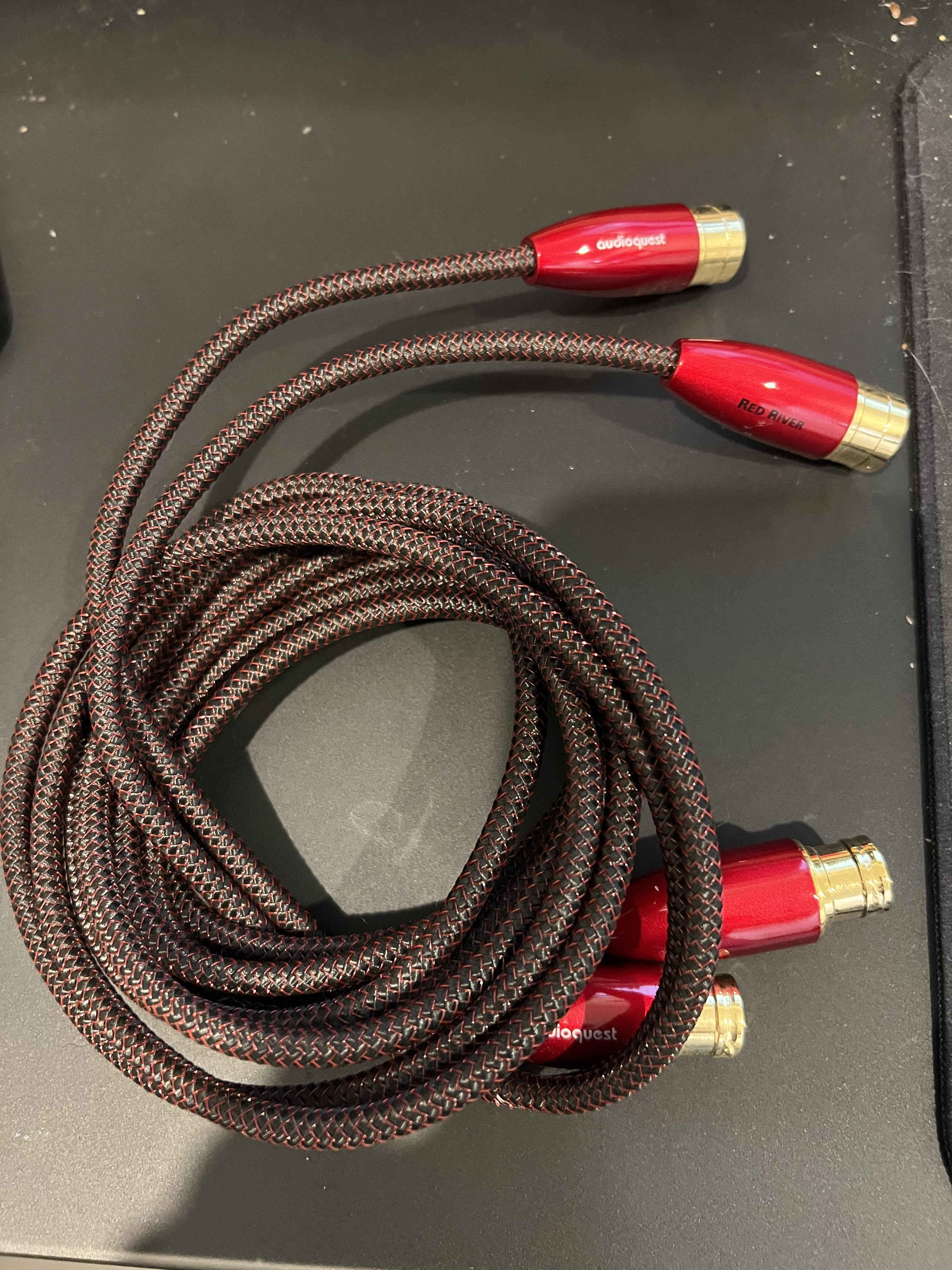 Audioquest Red River XLR 2 meter |﻿ Hi-Fi and Cinema Cables & Accessories