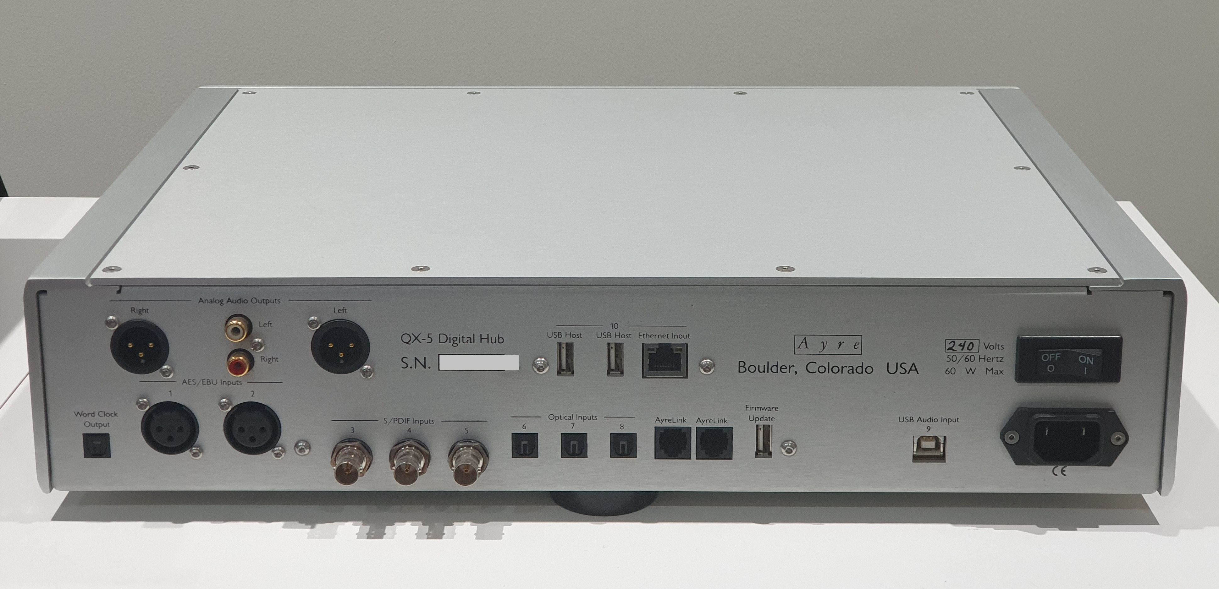 Ayre QX-5 Twenty Digital Hub / Streaming DAC - Ex-Demo - Commercial ...