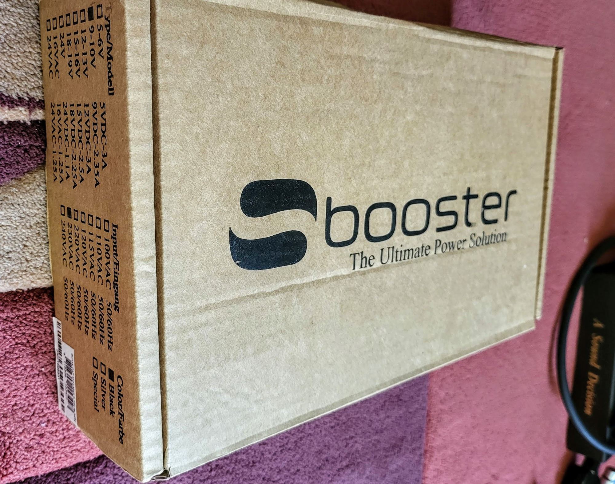 Sbooster Power Suppy MK2 9-10 volts |﻿ Hi-Fi and Cinema Cables ...