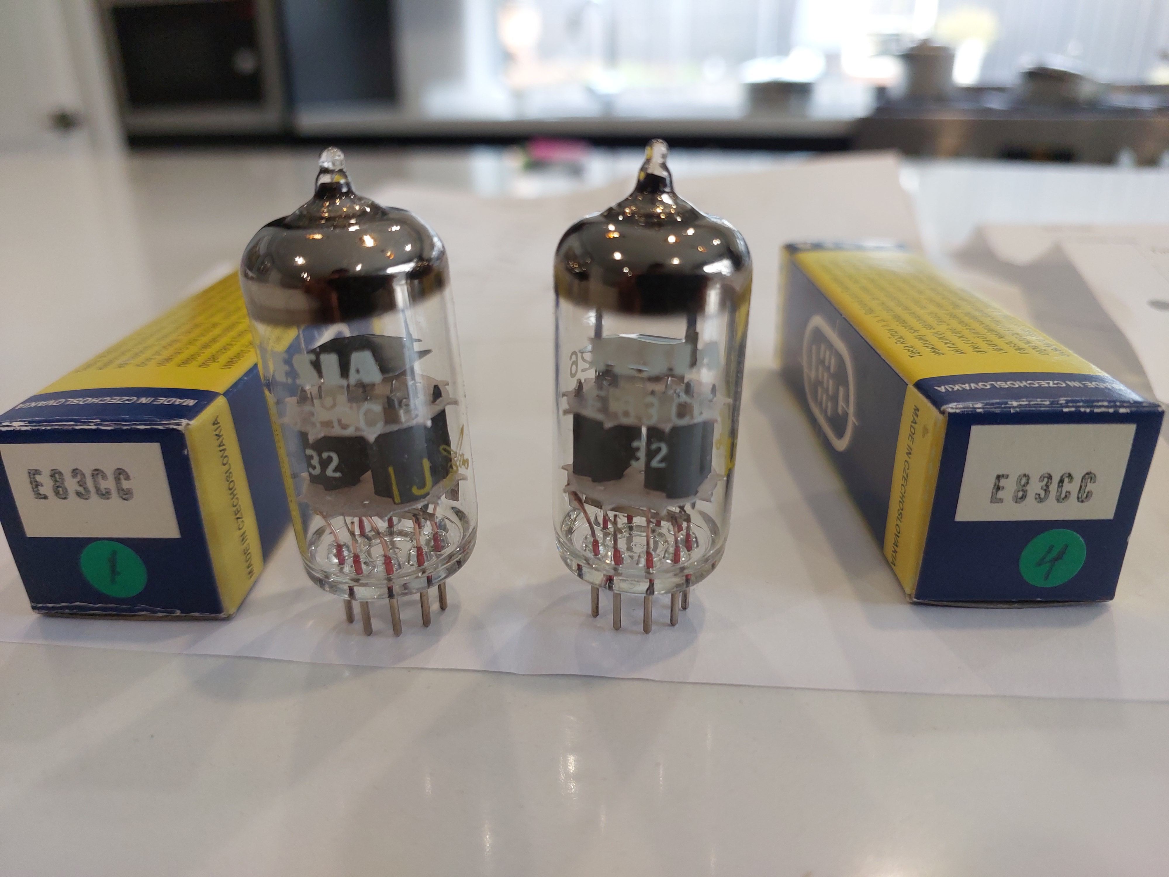 NOS Tube Tesla E83CC Frame Grid -JAC Music Germany - Hi-Fi and Cinema ...