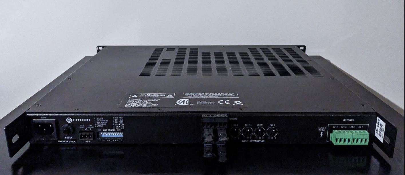 Crown CT475 Drivecore Four-channel Power Amplifier - Stereo, Home ...