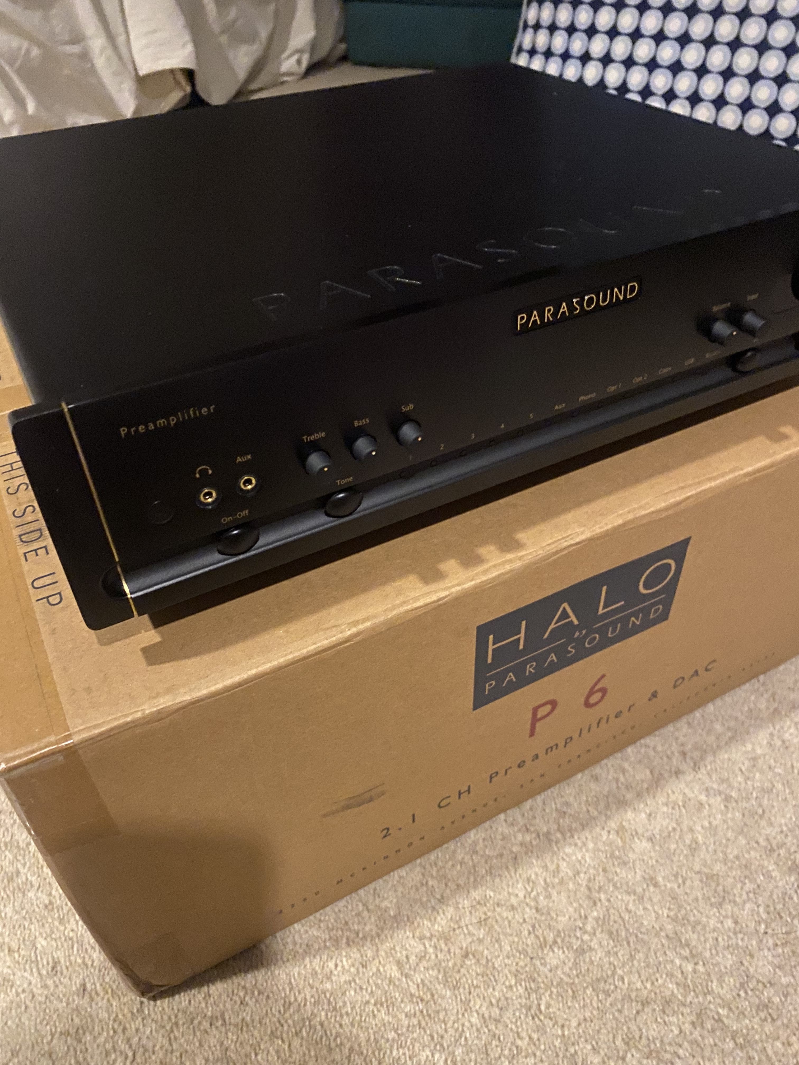 PARASOUND P6 Pre Amp. - Stereo, Home Cinema, Headphones Components ...