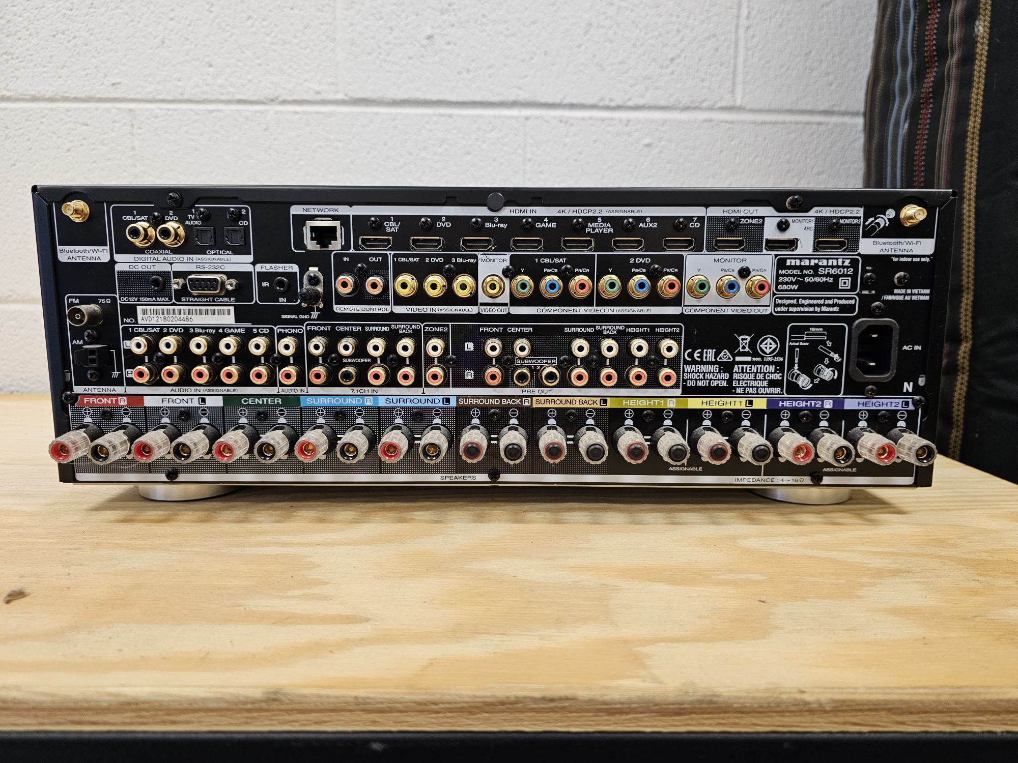 Marantz SR6012 Surround Amplifier - Stereo, Home Cinema, Headphones ...