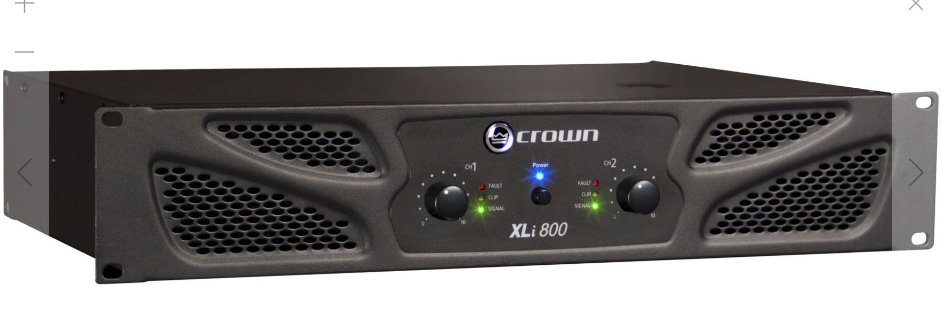 Crown Xli 800 2-Channel 300W @ 4OHM - Stereo, Home Cinema, Headphones ...