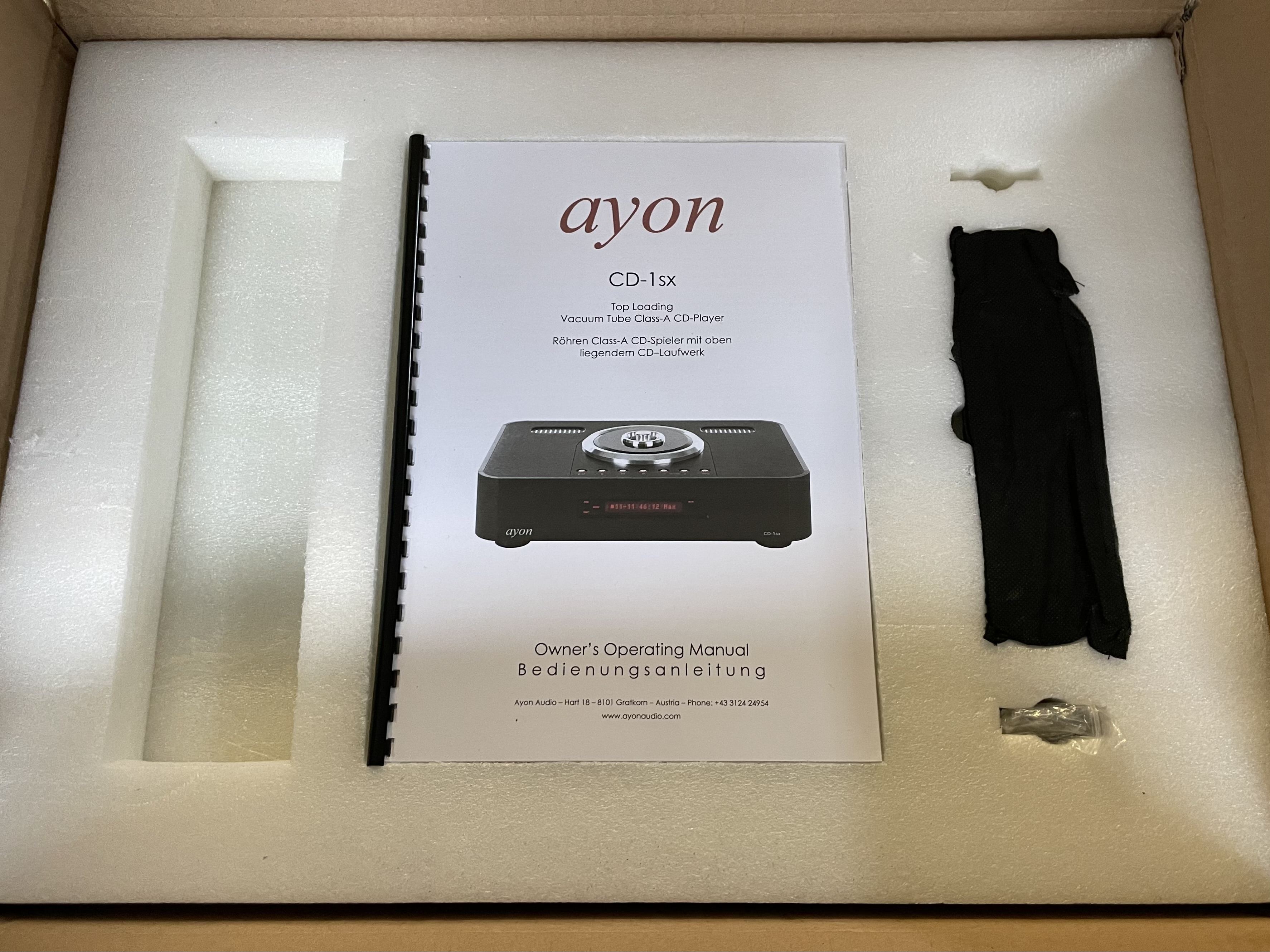 Ayon CD-1 sx Vacuum Tube Class A CD- Player. - Stereo, Home Cinema ...