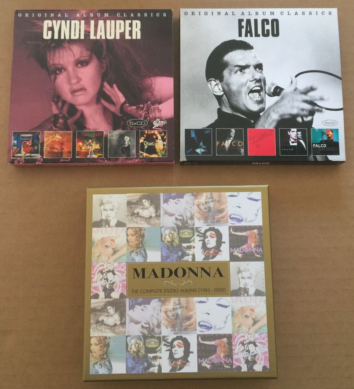 Cyndi Lauper, Falco & Madonna - Lot Of 3 CD Box Sets |﻿ Vinyl, CD, and ...
