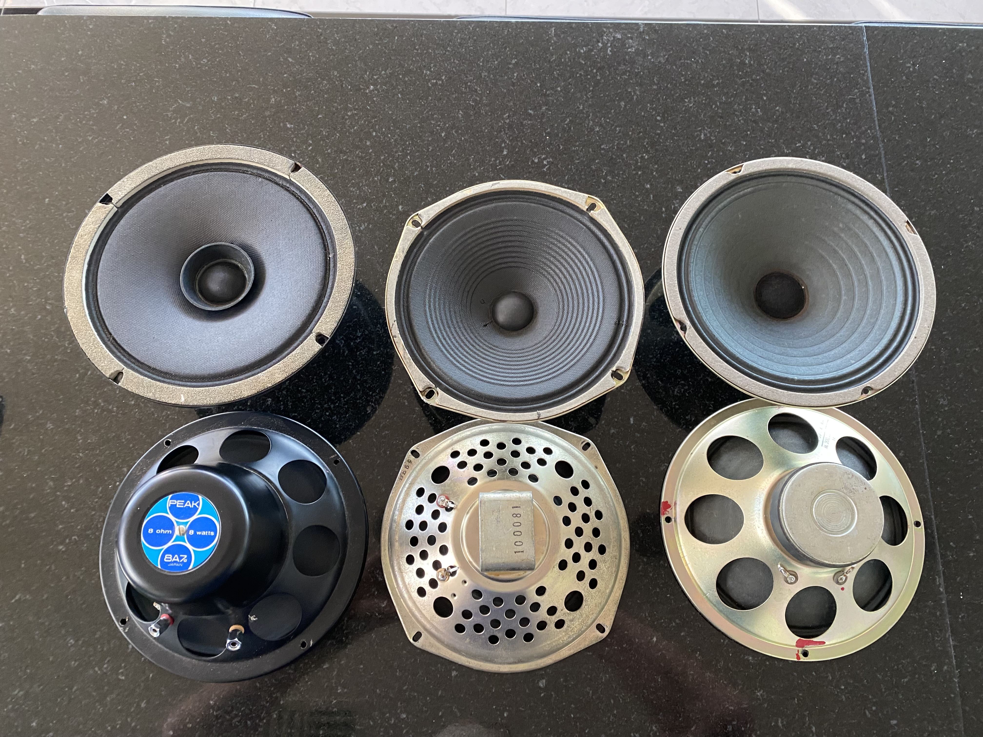 SOLD ELSEWHERE: Collection of Vintage 8-inch Full-range Drivers - Hi-Fi ...