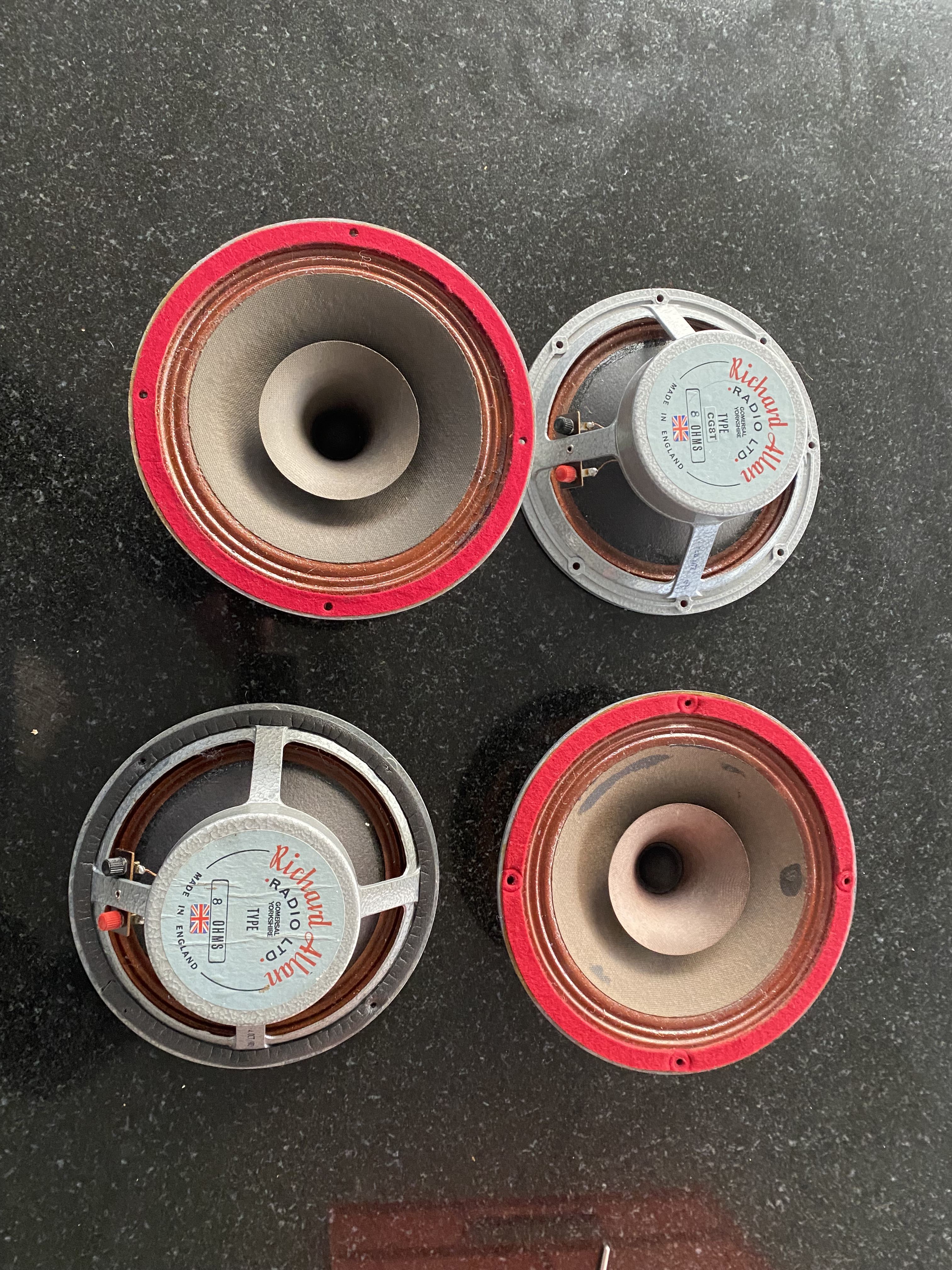 SOLD ELSEWHERE: Collection of Vintage 8-inch Full-range Drivers - Hi-Fi ...