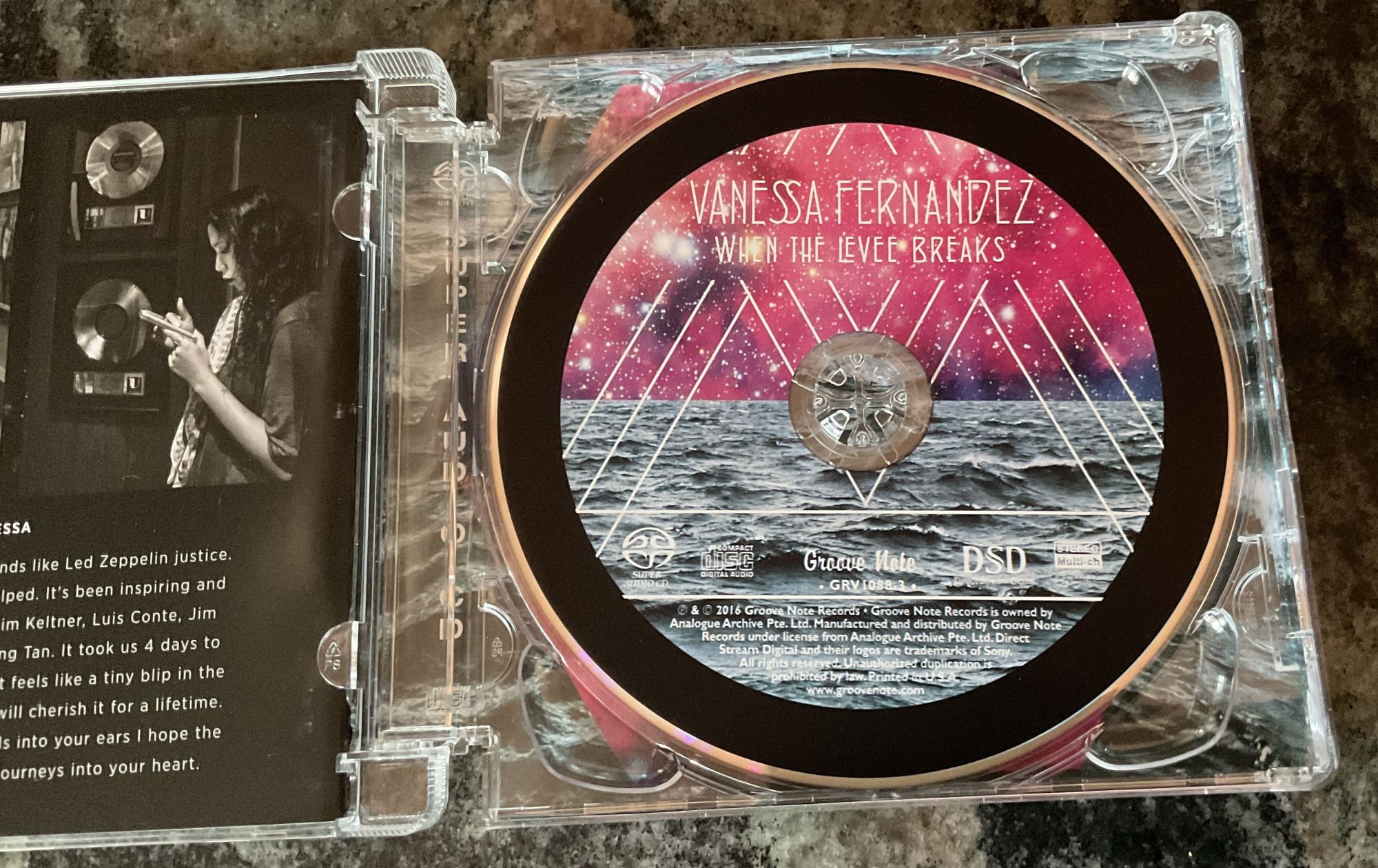 Vanessa Fernandez "When the Levee breaks" Multichannel SACD |﻿ Vinyl, CD, and Blu-ray